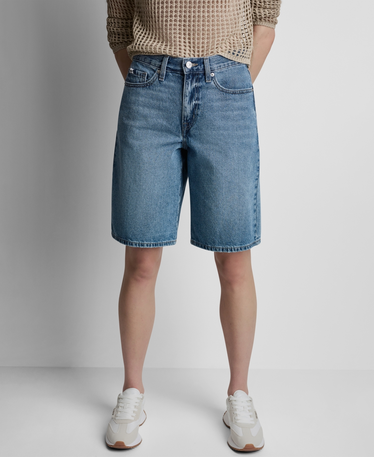Click here for Dkny Jeans Womens High Rise Relaxed Cotton Denim B... prices