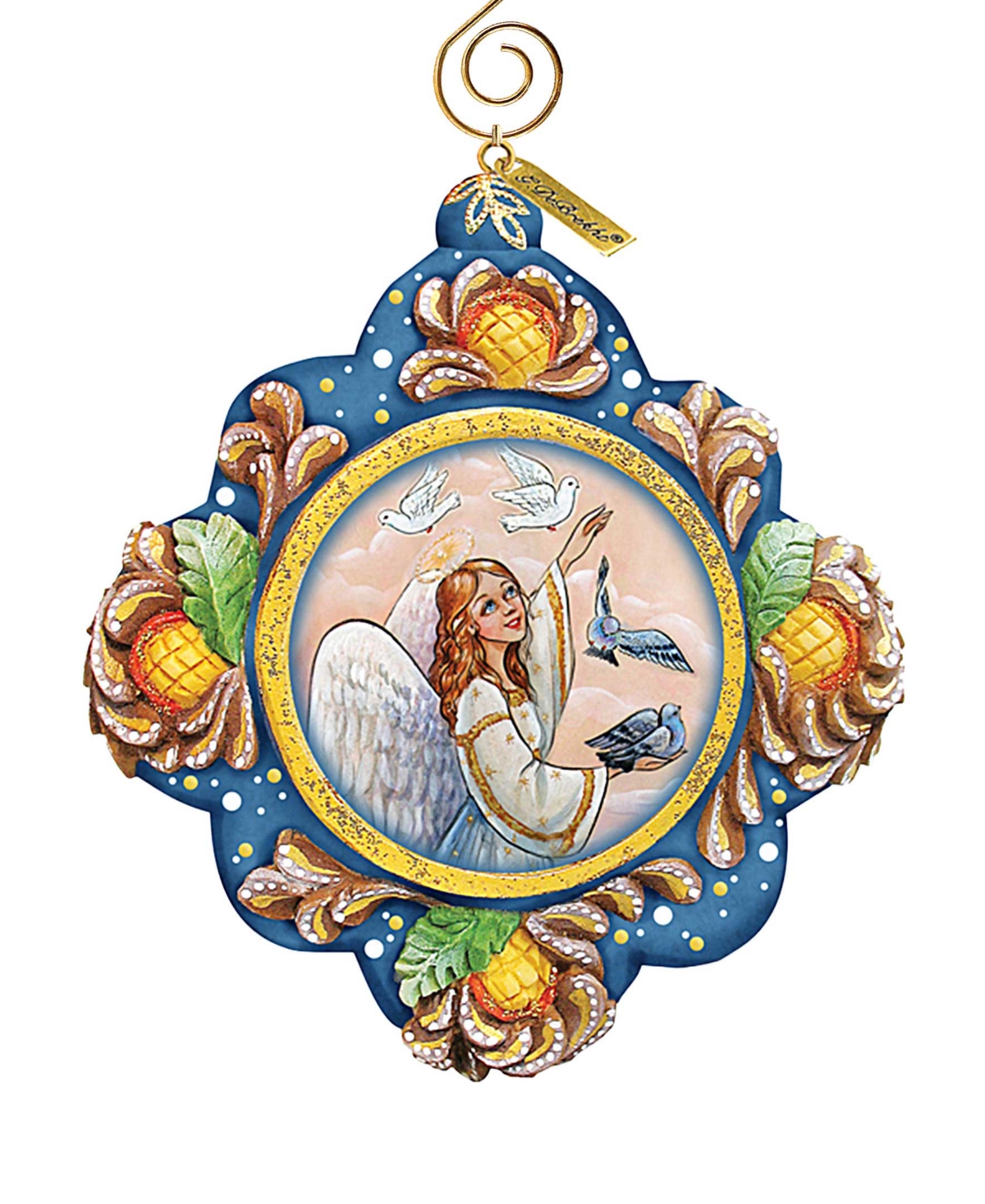 Click here for G.DeBrekht Hand Painted Scenic Ornament Beautiful... prices
