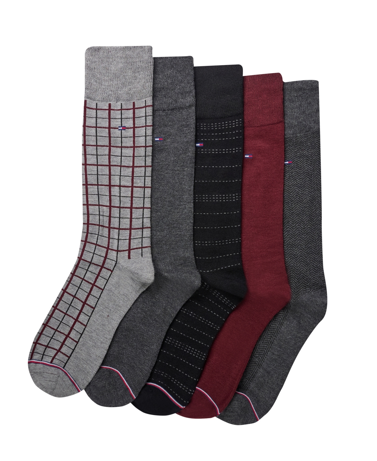 Click here for Tommy Hilfiger Mens Dress Crew Socks  5-Pack - Hea... prices