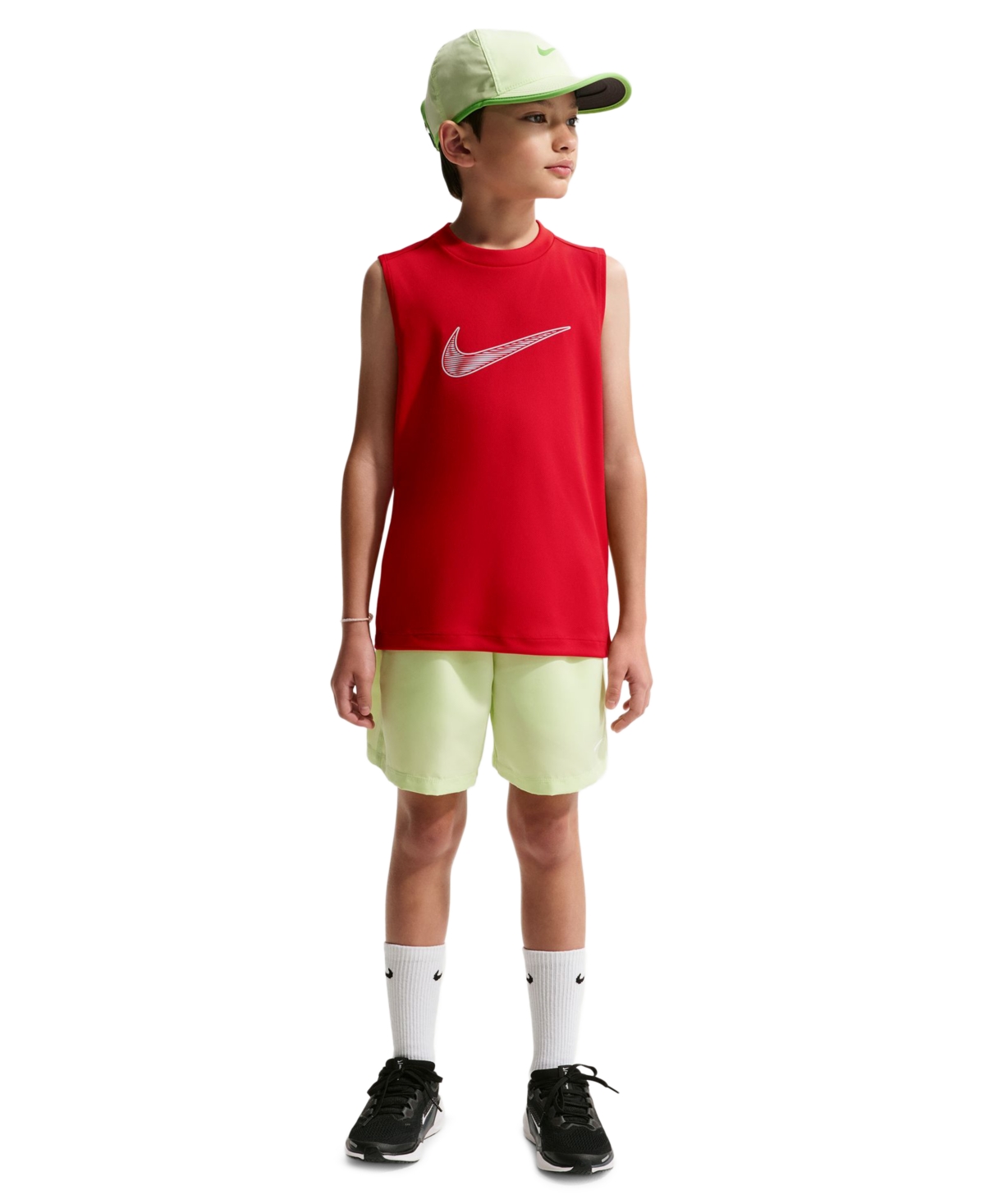 Click here for Nike Boys Dri-fit Sleeveless Knit Tank Top - Unive... prices