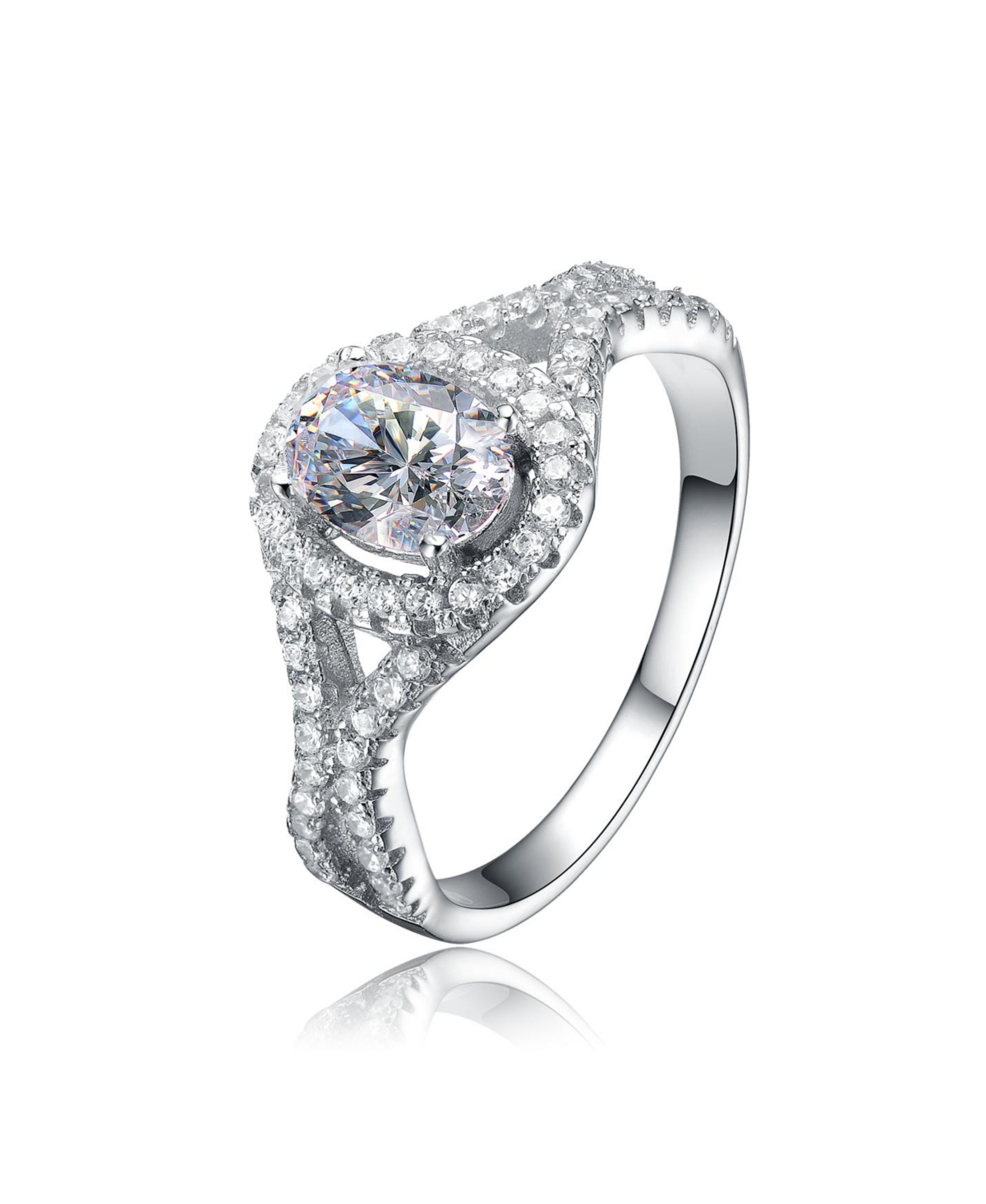 Click here for Sterling Silver Mounted Cubic Zirconia Solitaire w... prices