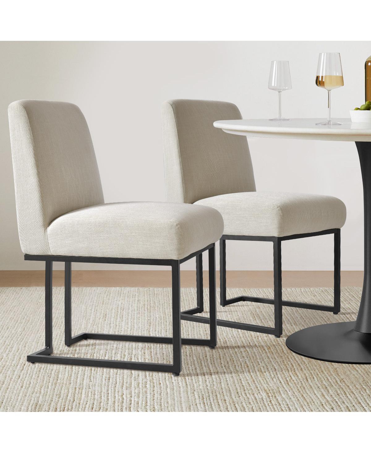 Click here for Maison Boucle Upholstered Dining Chairs Set of 2... prices