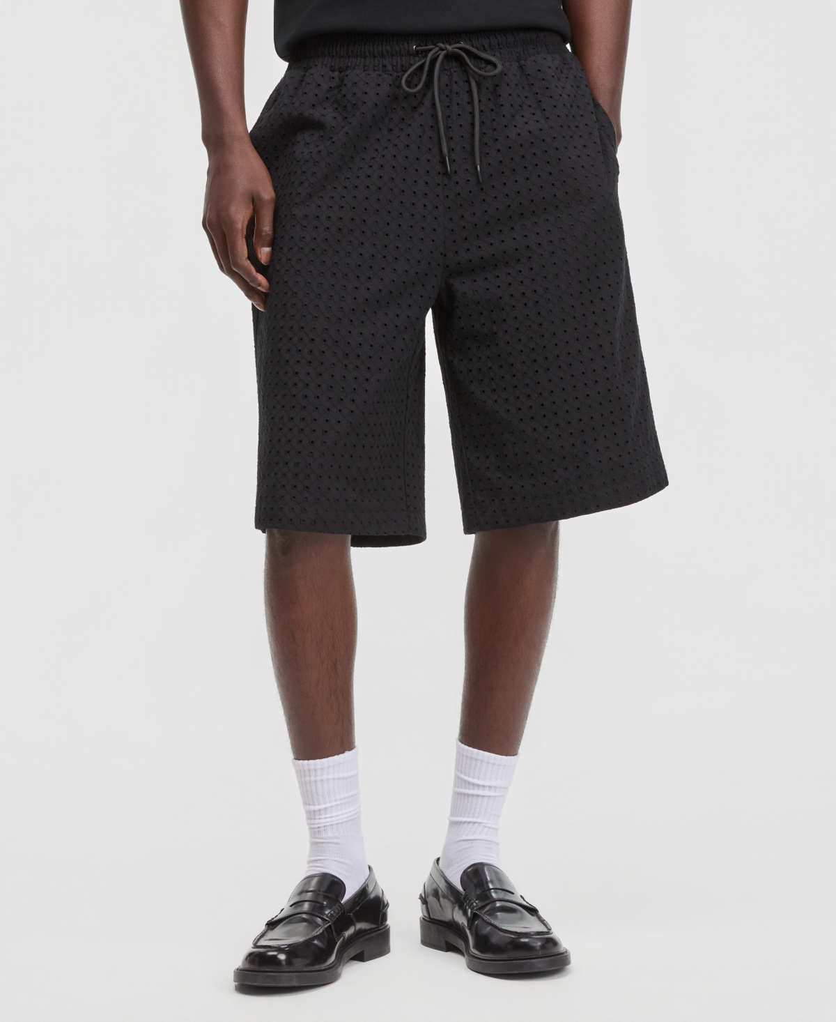 Click here for Mode of One Mens Eyelet 11 Drawstring Shorts  Macy... prices