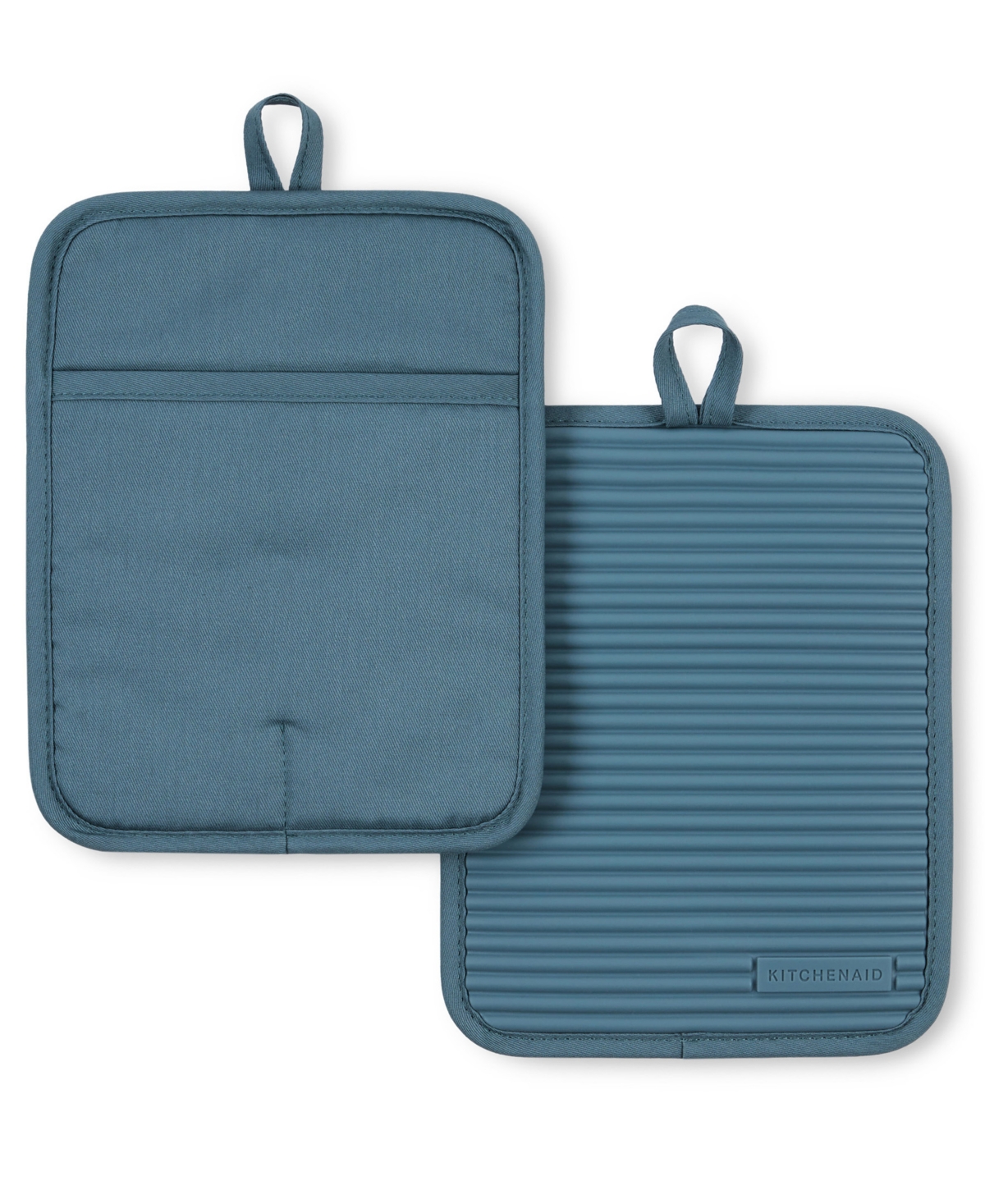 Click here for KitchenAid Ribbed Soft Silicone Pot Holder Set  2... prices