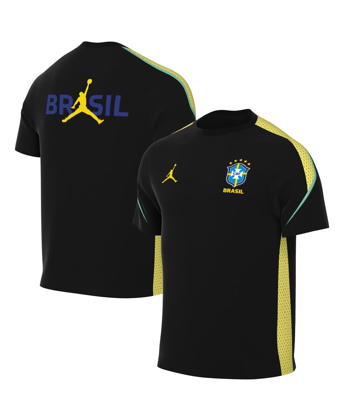 Click here for Jordan Mens Black Brazil National Team Dri-fit Dri... prices
