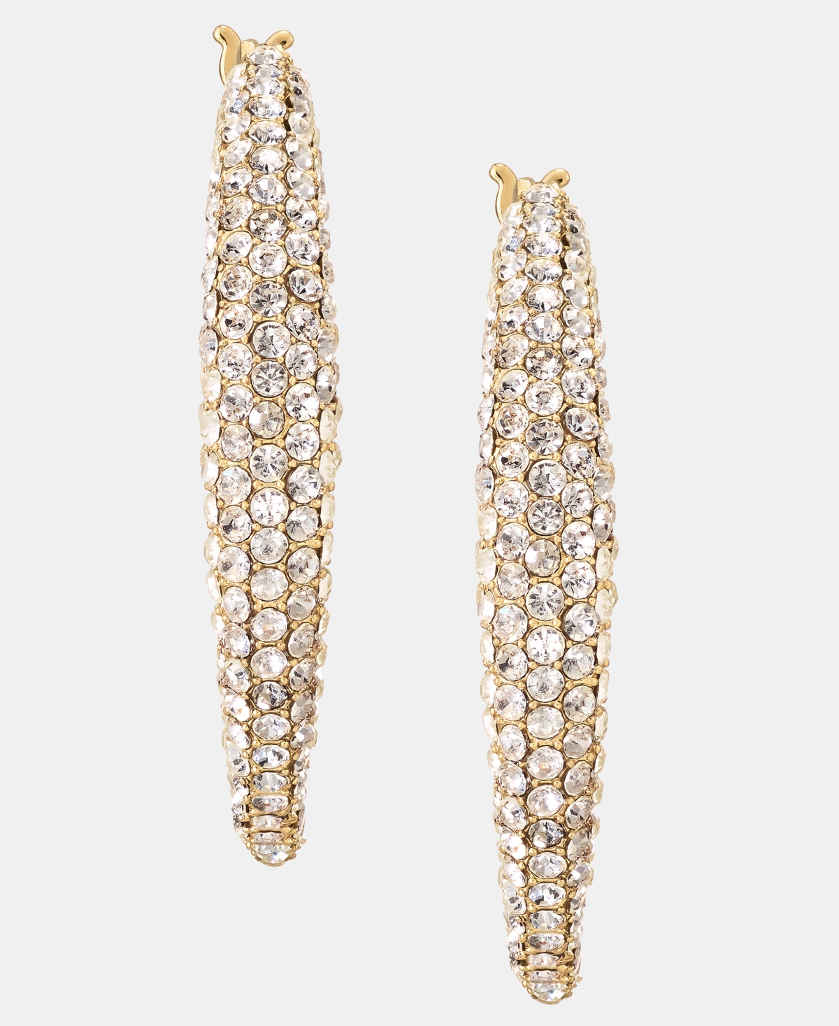 Click here for Givenchy Small Pave Hoop Earrings  1 - White prices