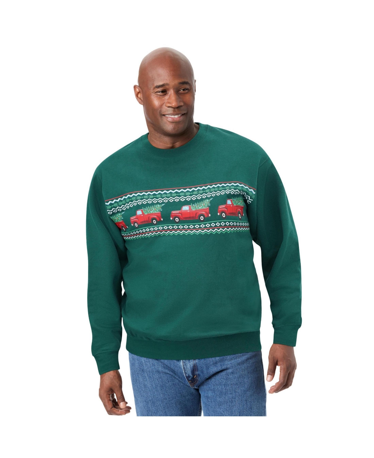 Click here for KingSize Big & Tall Graphic Fleece Sweatshirt - Ho... prices