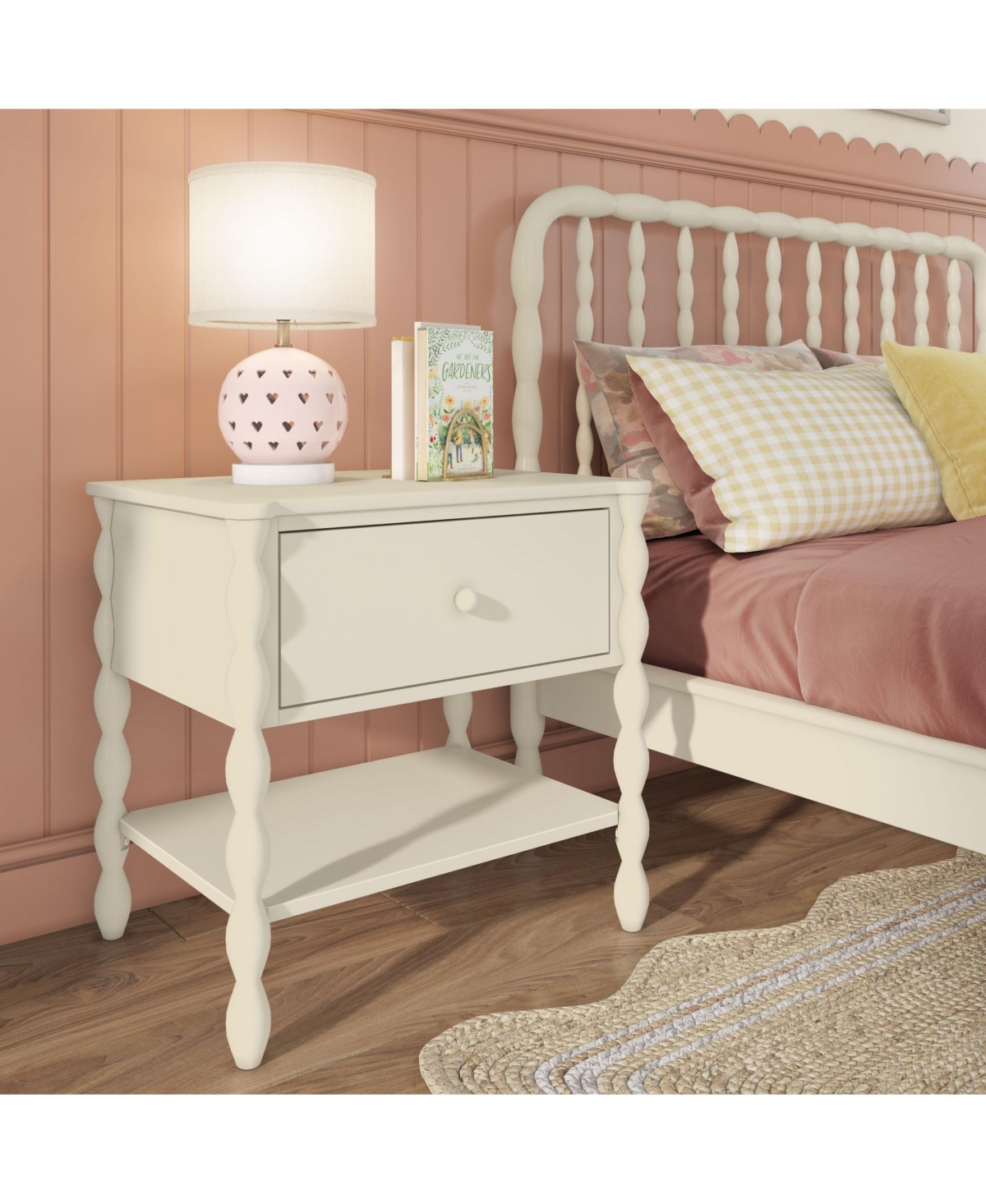 Click here for Max & Lily Jenny Lind Nightstand with 1 Drawer and... prices