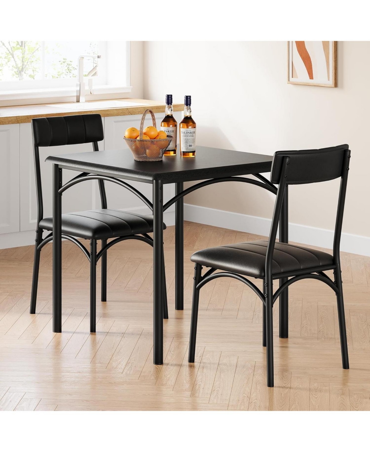 Click here for gaomon 2-Piece Wooden Square Dining Table Set with... prices