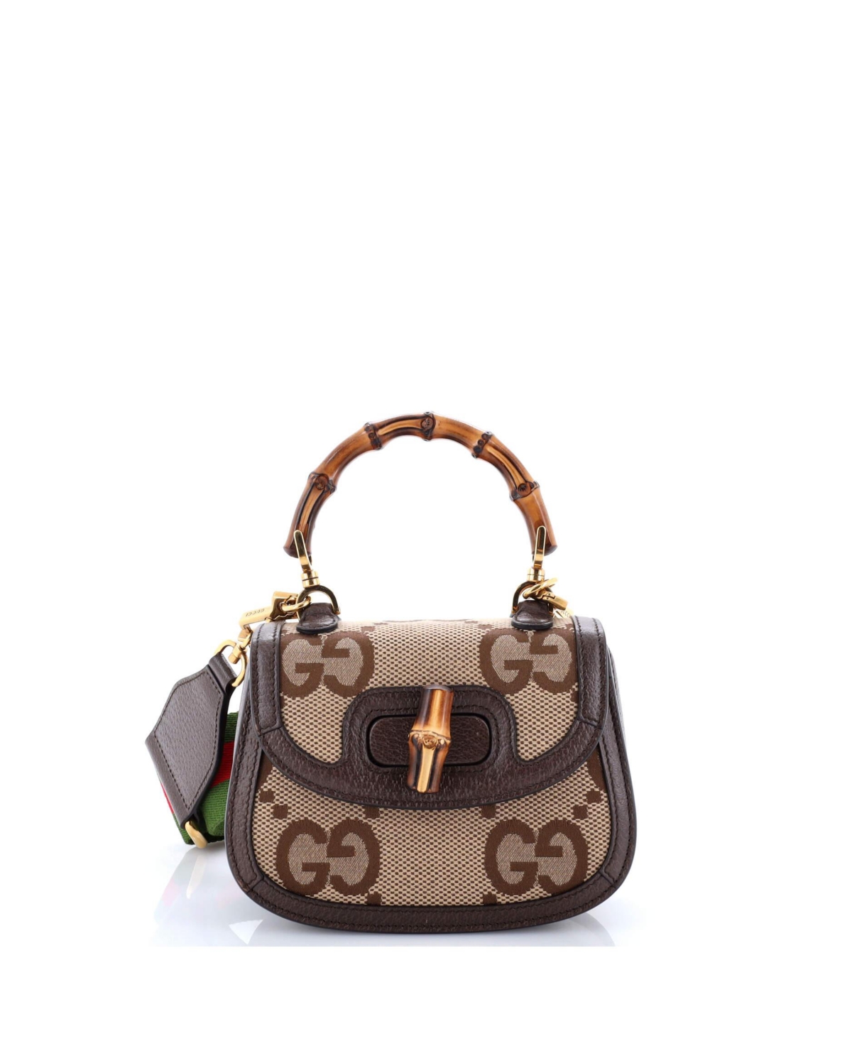 Click here for Pre-Owned Gucci Mini Bamboo 1947 Top Handle Bag Ju... prices
