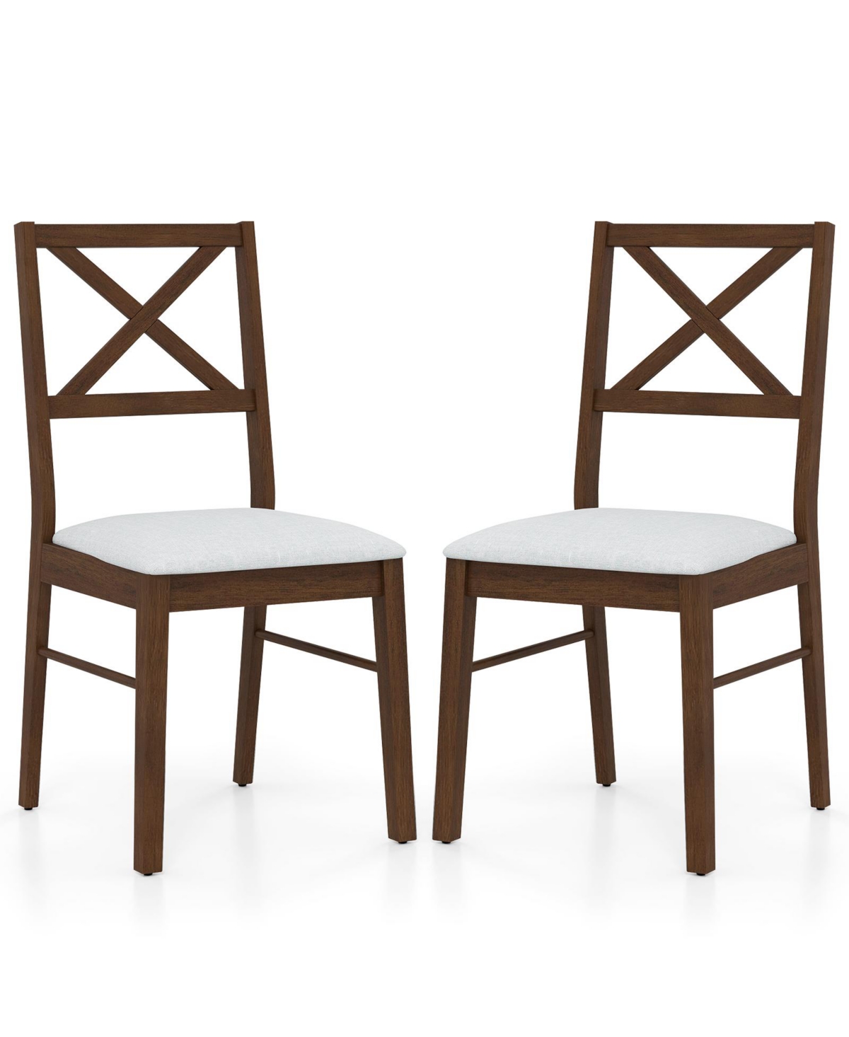 Click here for Gymax Dining Chairs Set of 2 Upholstered Kitchen S... prices