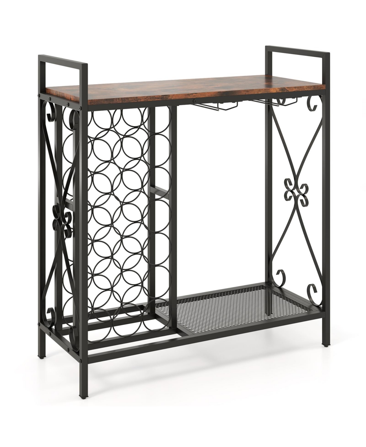 Click here for Slickblue 21 Bottle Wine Rack Freestanding Floor O... prices