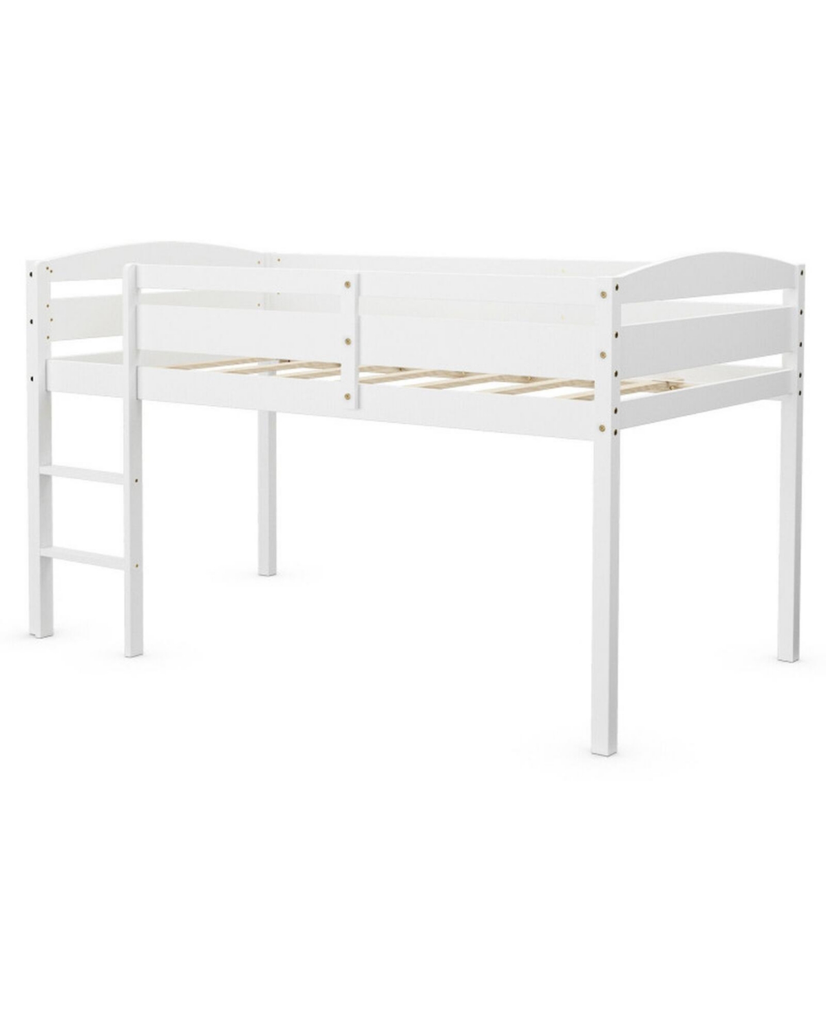 Click here for Gouun Kids Twin Low Loft Bed with Ladder and Prote... prices