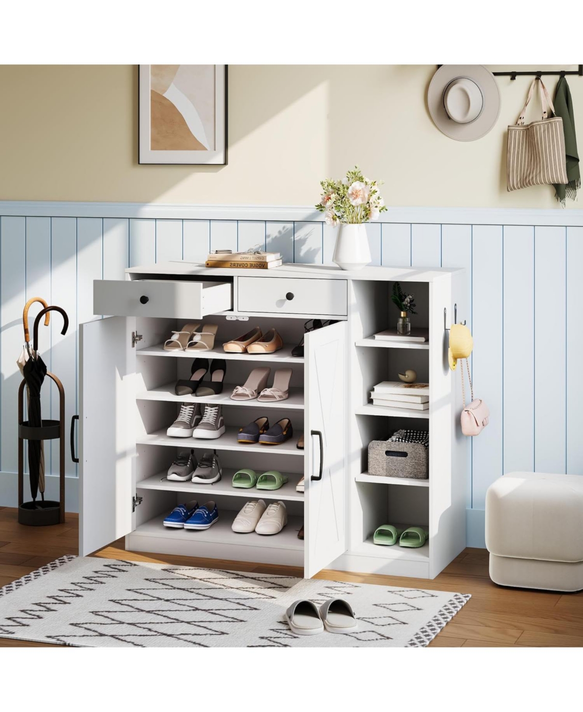 Click here for gaomon Shoe Storage Cabinet  Modern Farmhouse Shoe... prices