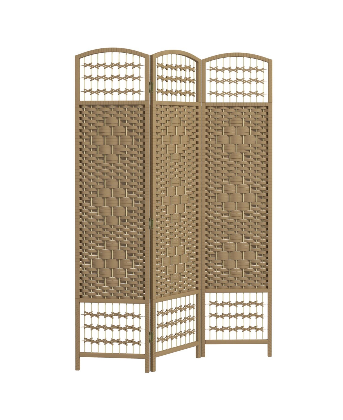 Click here for Rainsken 3 Panel Room Divider  5.6 ft Tall Wave Fi... prices