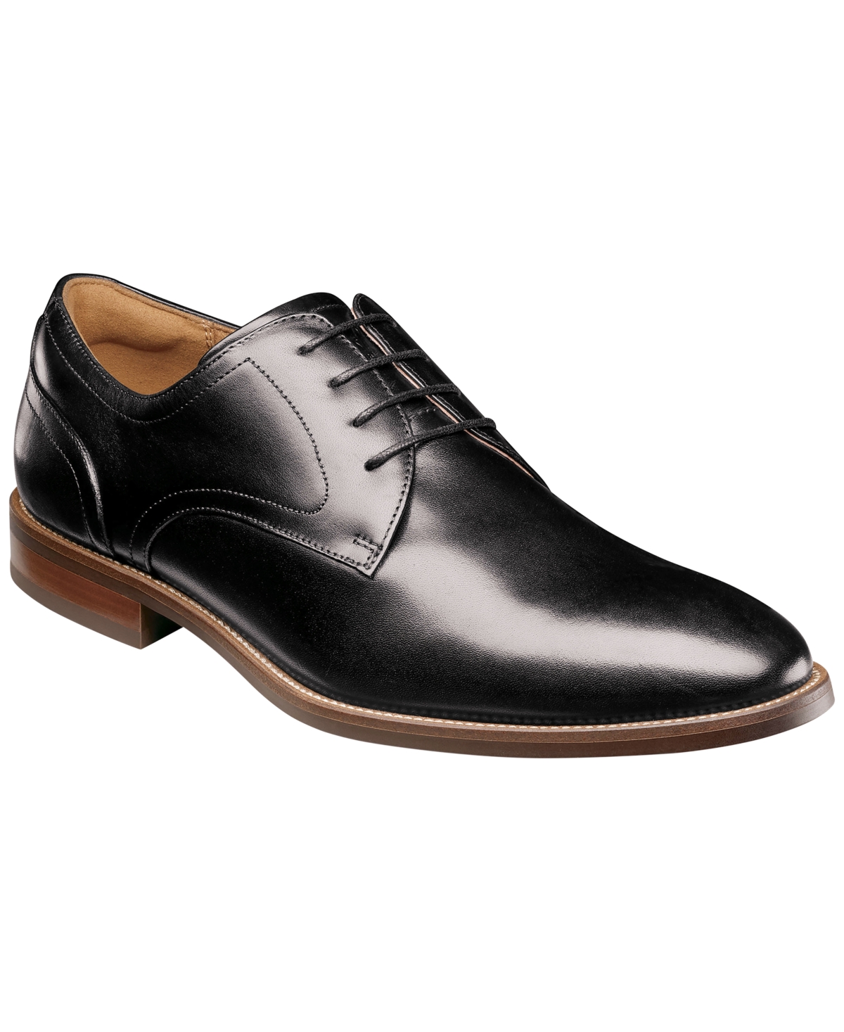 Click here for Florsheim Mens Ruvo Plain-Toe Oxford Shoes - Black prices