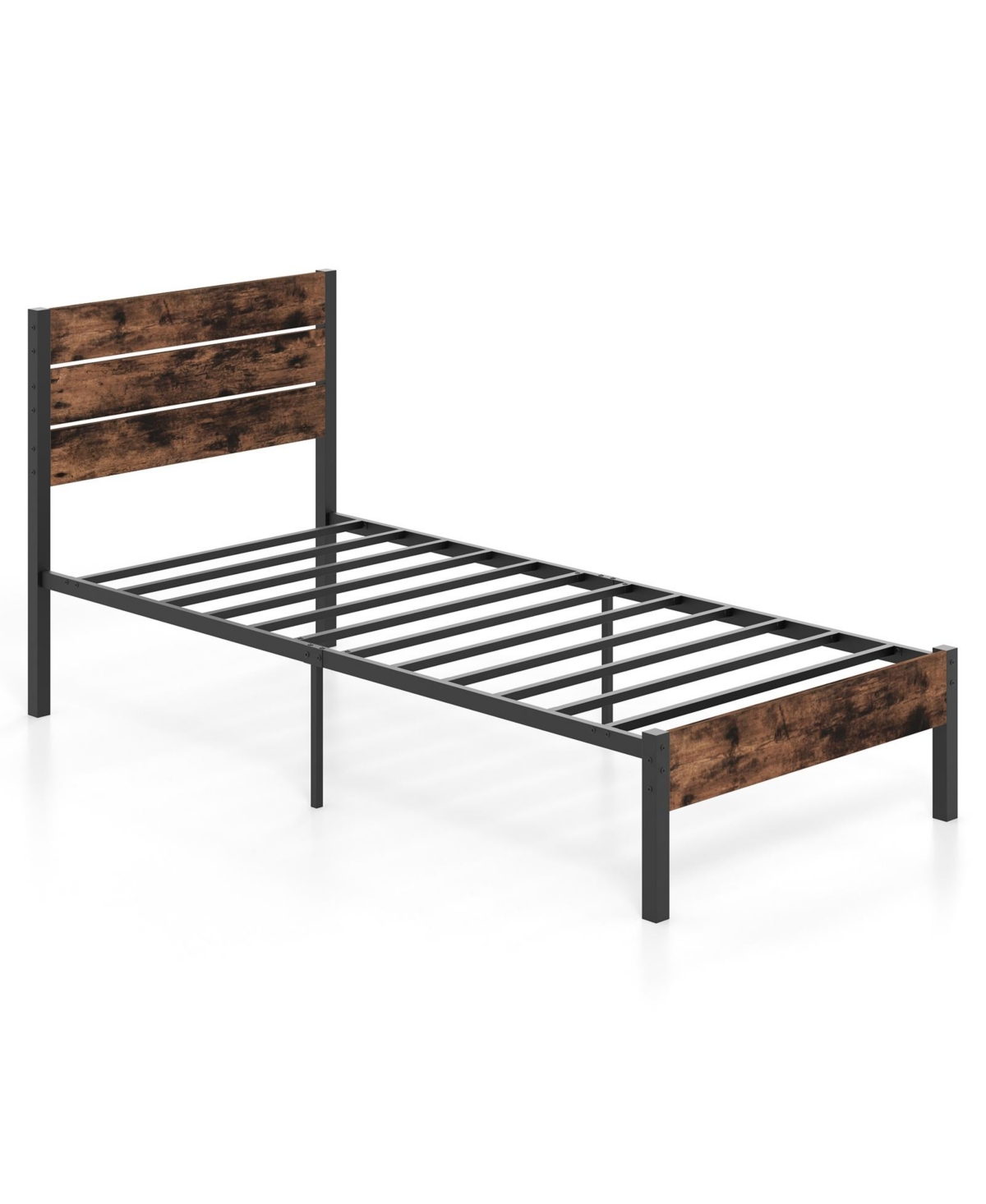 Click here for Slickblue Modern Bed Frame with Tall Headboard and... prices