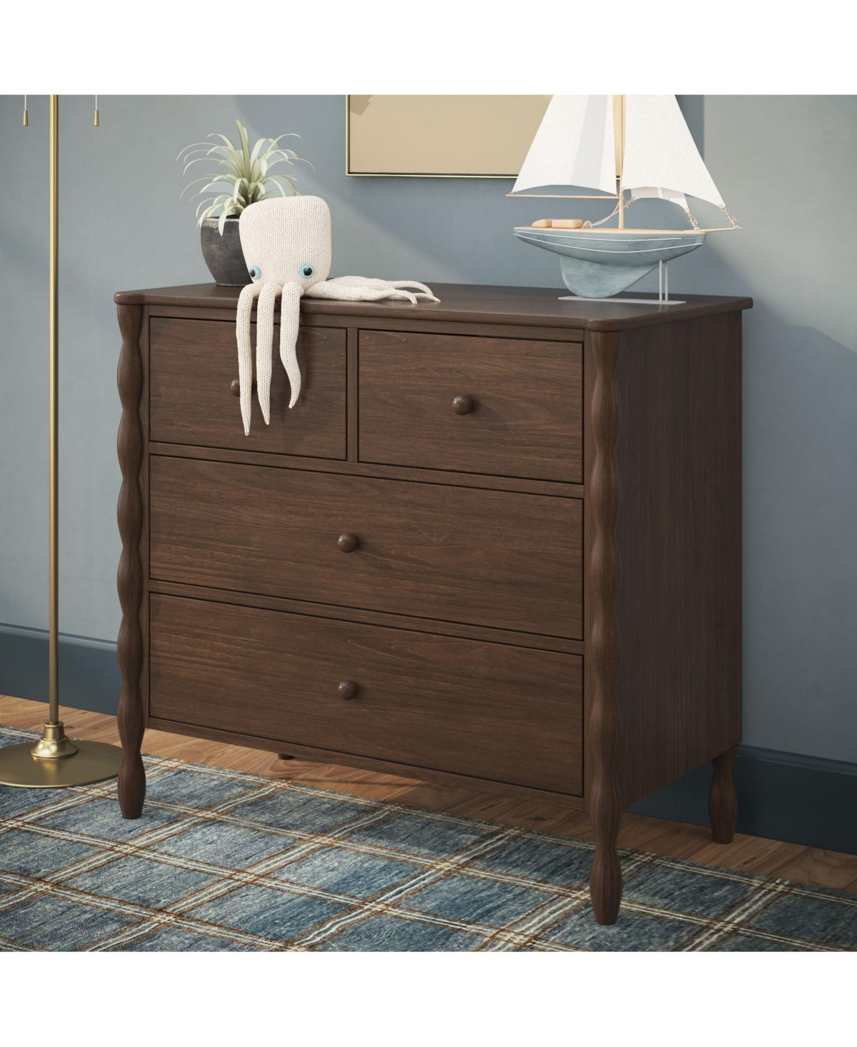 Click here for Max & Lily Jenny Lind 2 over 2 Drawer Dresser - Wa... prices