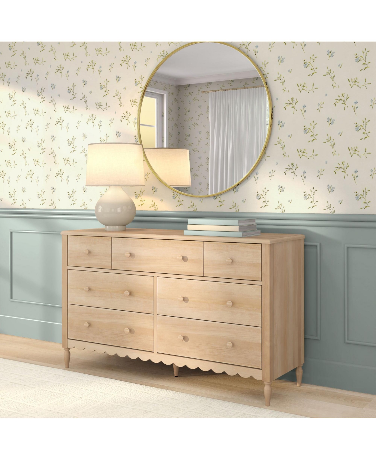 Click here for Max & Lily Charlotte 7 Drawer Dresser - Blonde prices