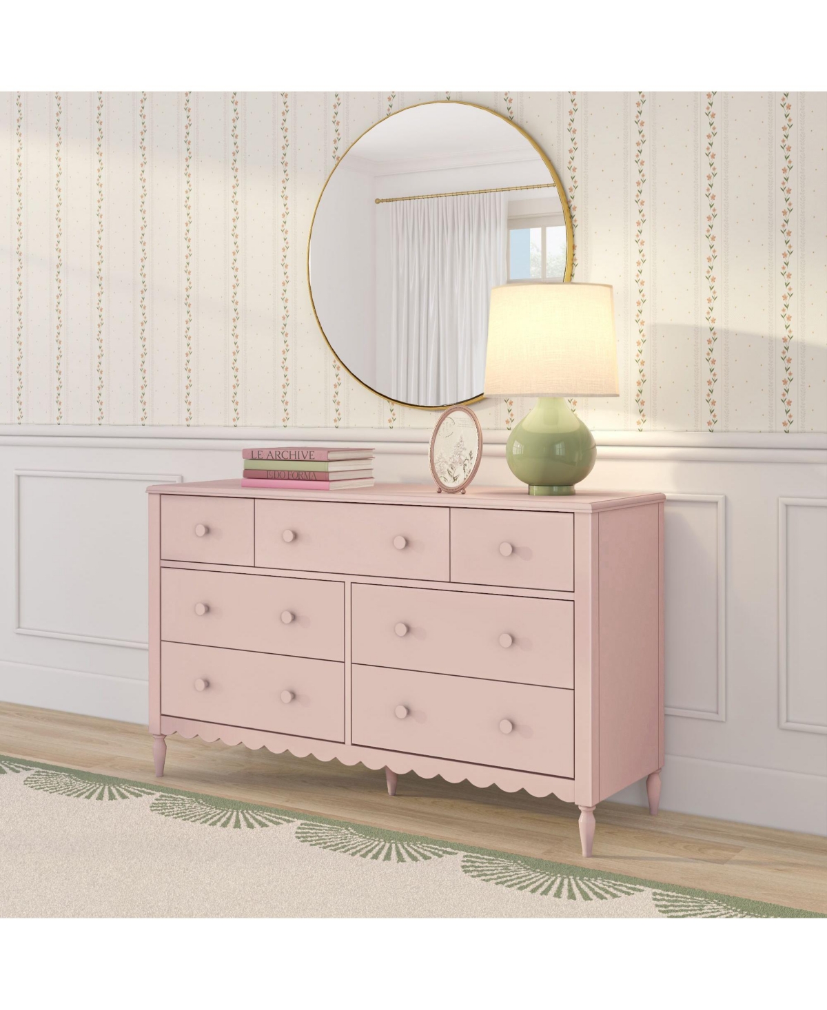 Click here for Max & Lily Charlotte 7 Drawer Dresser - Blossom pi... prices