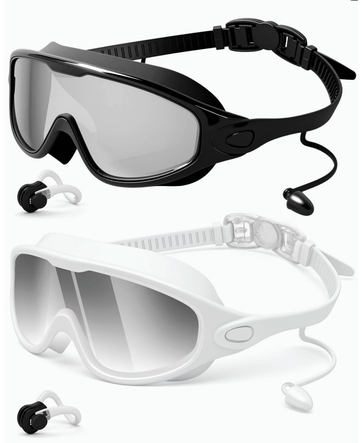 Click here for Gnuadz 2 Pack Swim Goggles Wide View Anti Fog Uv N... prices