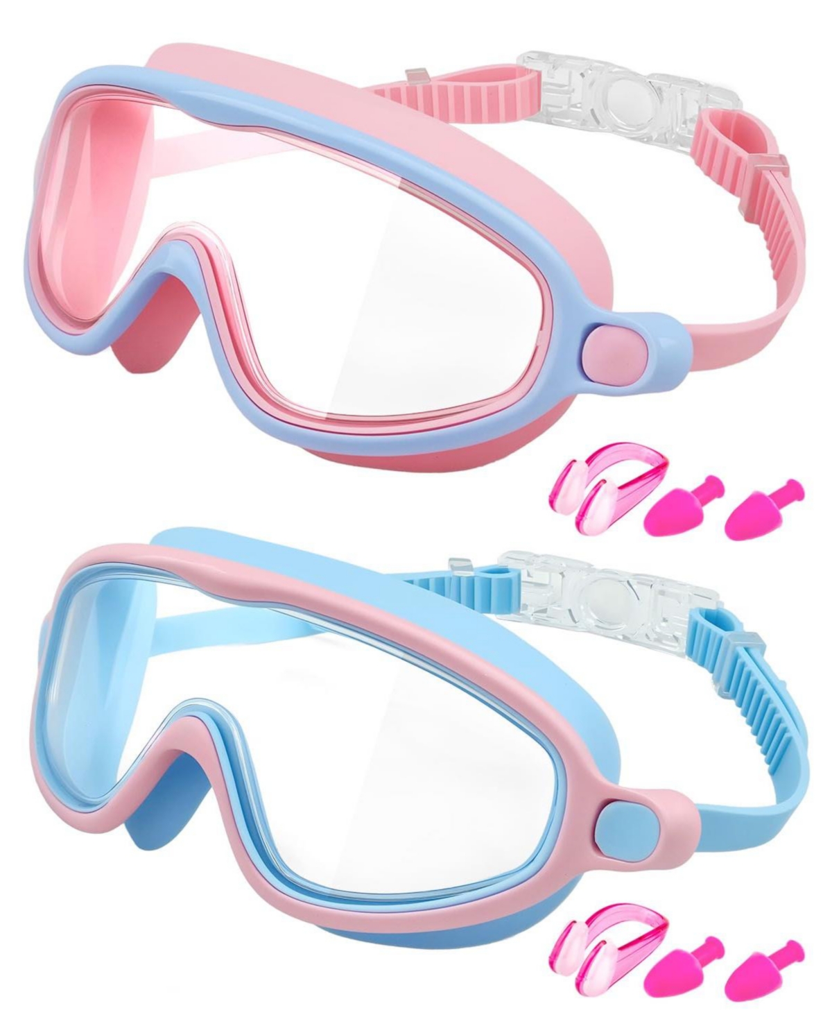 Click here for Gnuadz 2 Pack Swim Goggles Wide View Anti Fog Uv N... prices