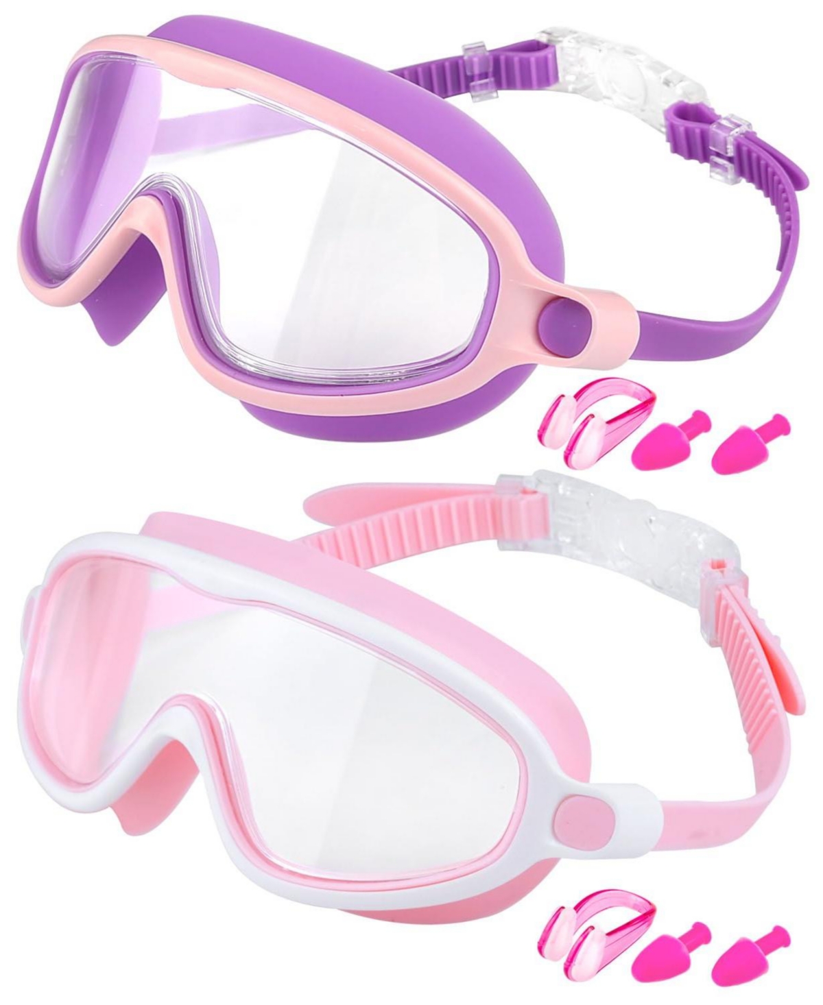 Click here for Gnuadz 2 Pack Swim Goggles Wide View Anti Fog Uv N... prices