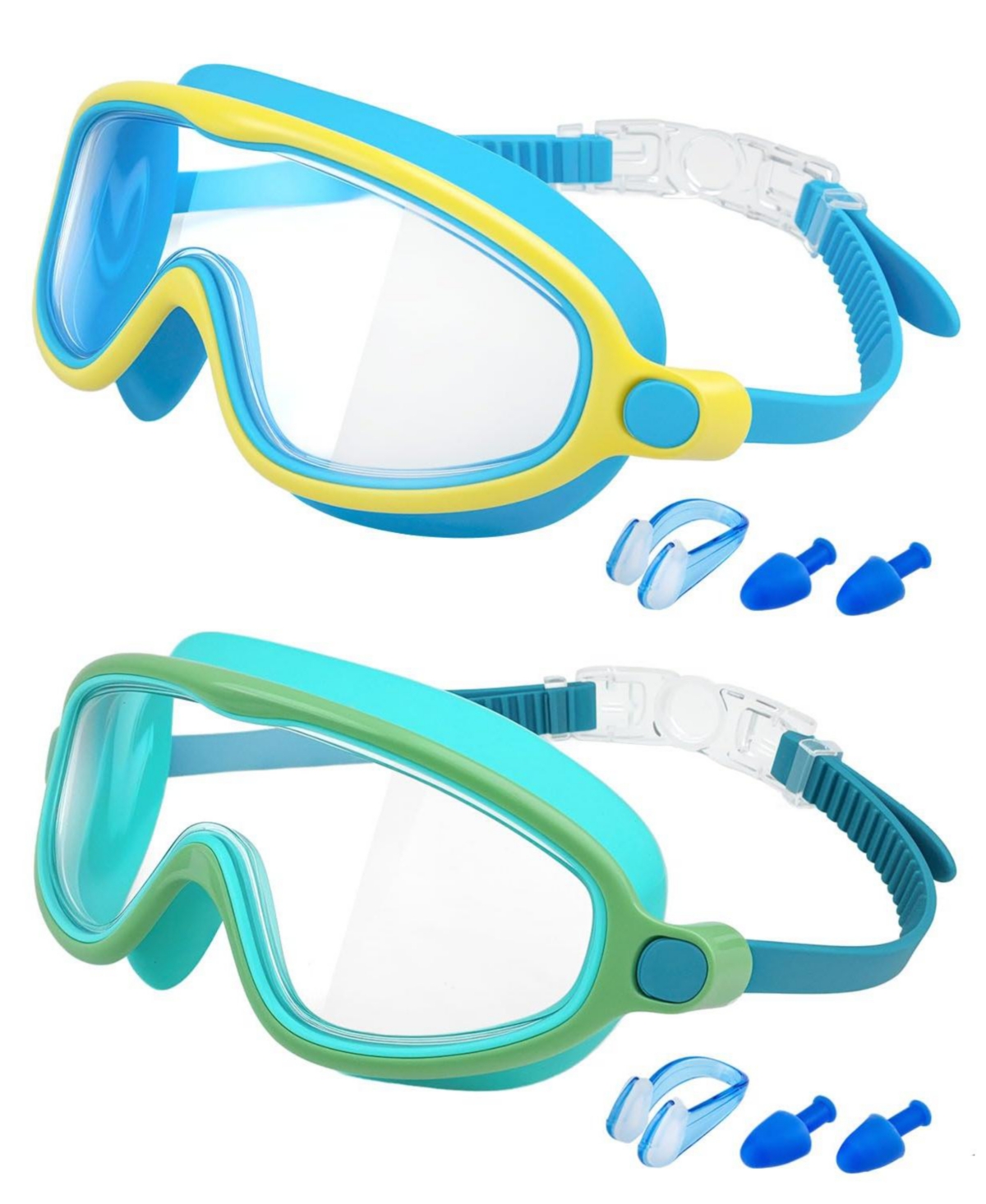 Click here for Gnuadz 2 Pack Swim Goggles Wide View Anti Fog Uv N... prices