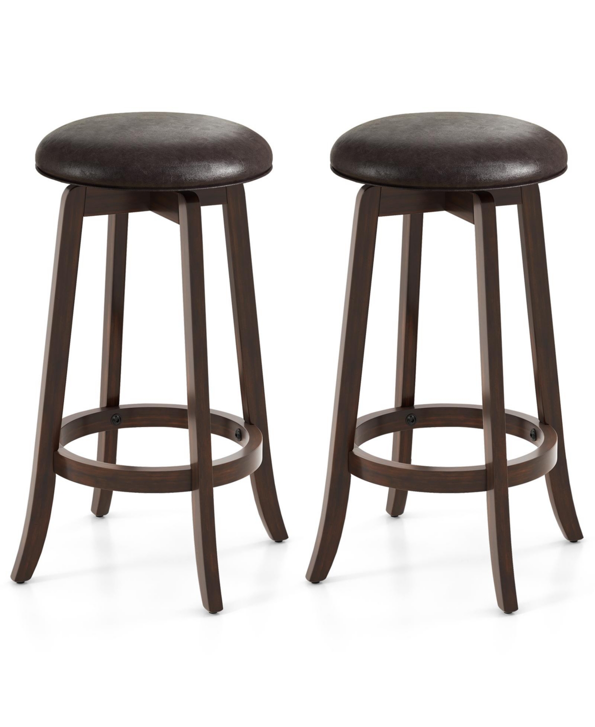 Click here for Slickblue 2 Piece Pu Leather Bar Stools with 360de... prices