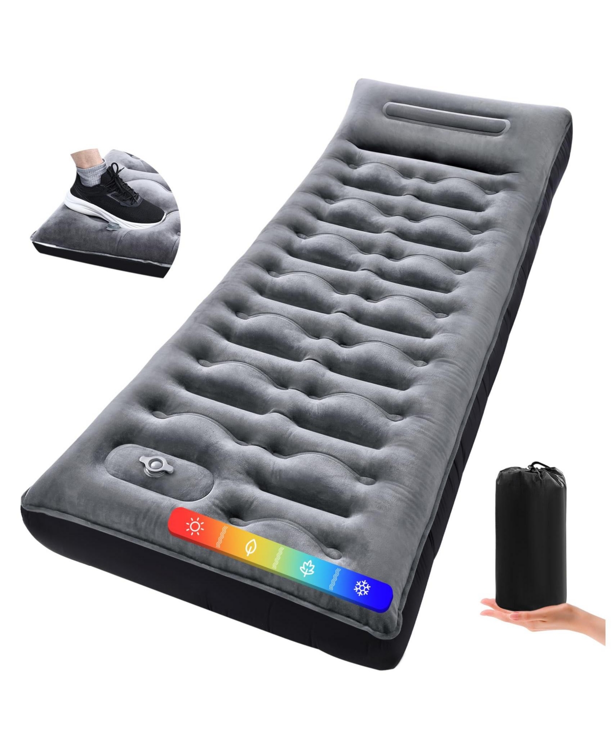 Click here for Gnuadz Camping Sleeping Pad Thick Inflatable Mat w... prices