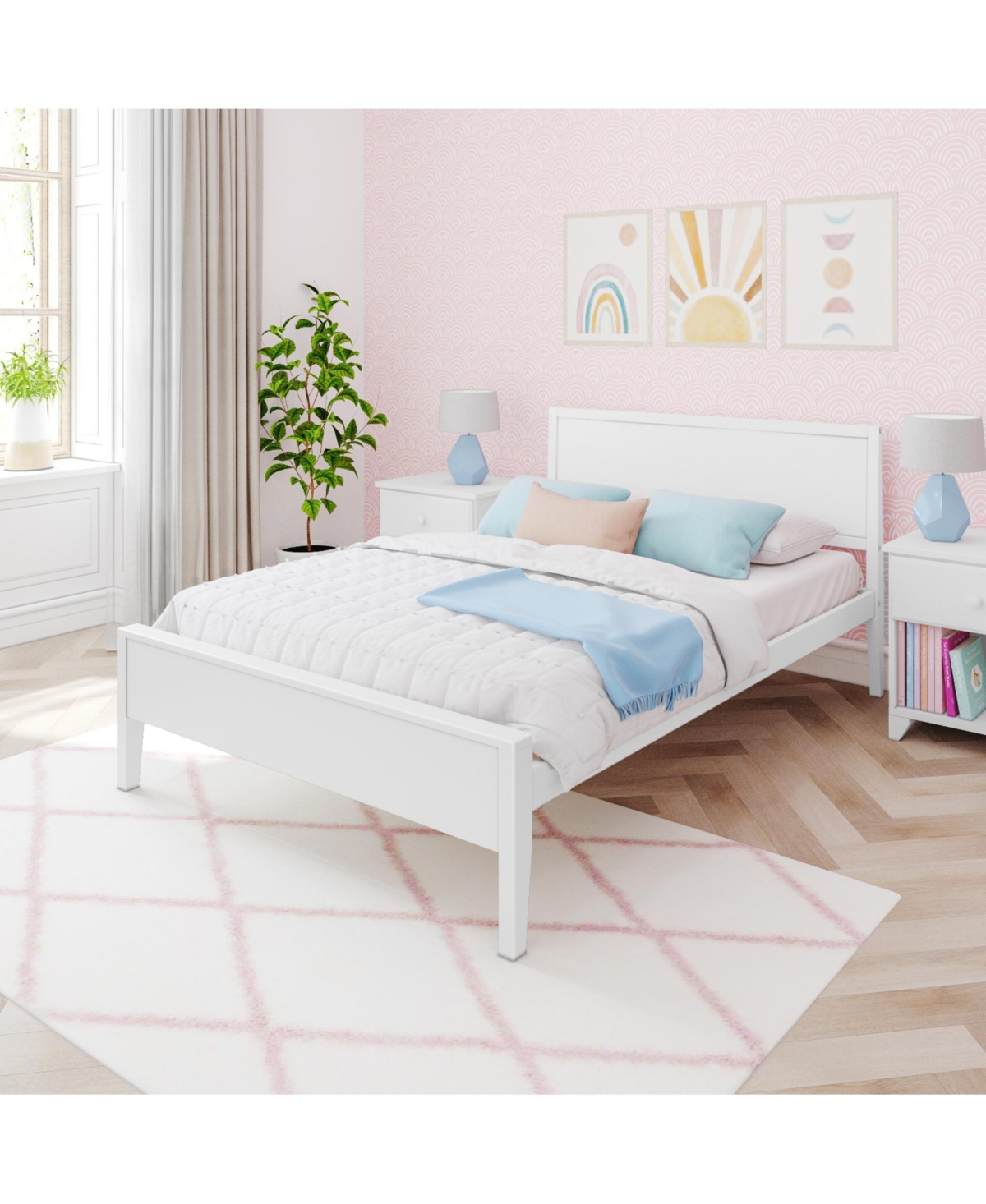 Click here for Max and Lily Full Size Bed Frame with Headboard  S... prices