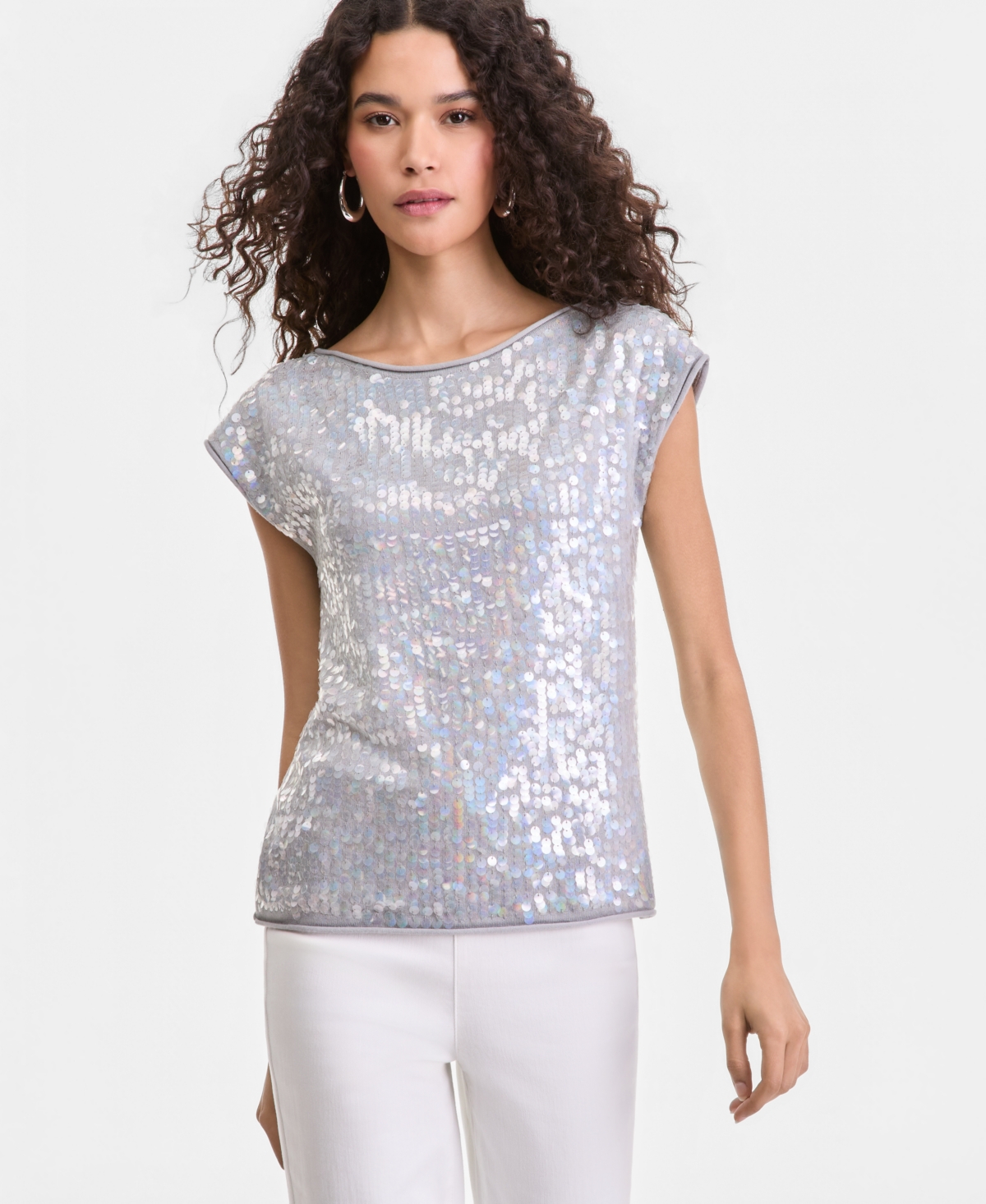Click here for I.n.c. International Concepts Womens Sequin Cap-Sl... prices