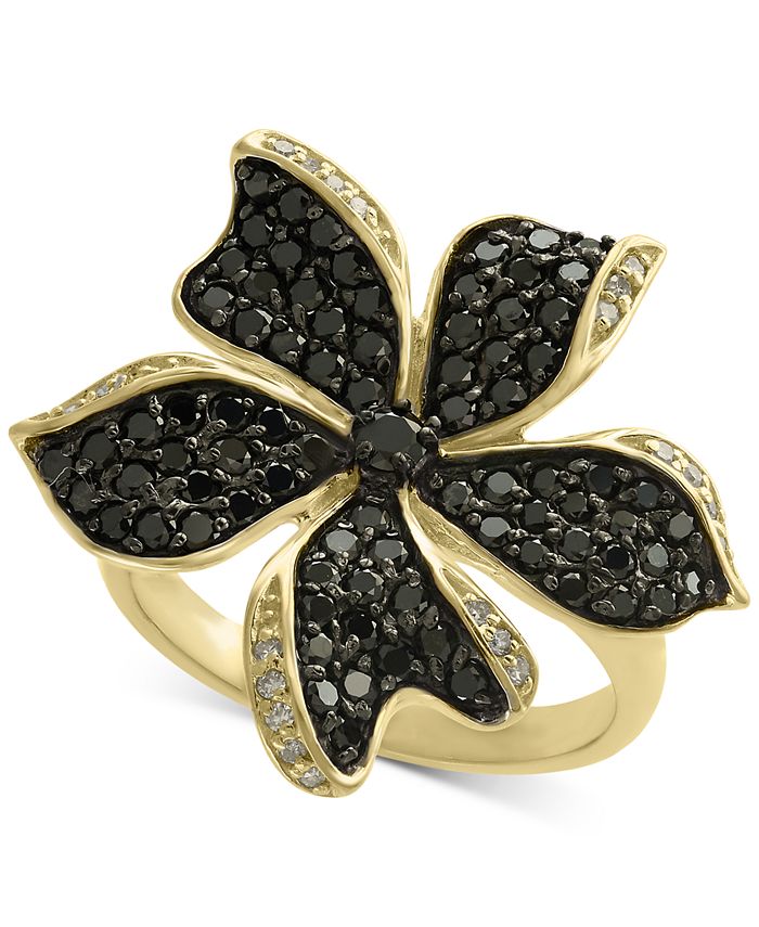 EFFY Collection EFFY® Diamond Flower Statement Ring (1-1/6 ct. t.w.) in ...