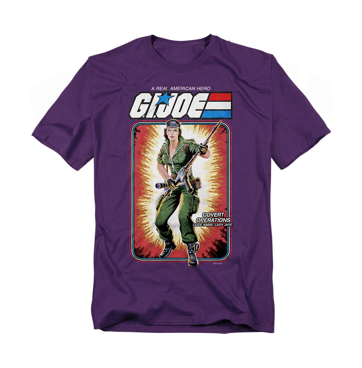 Click here for Logovision Mens G.i. Joe Lady Jaye Card T-Shirt -... prices