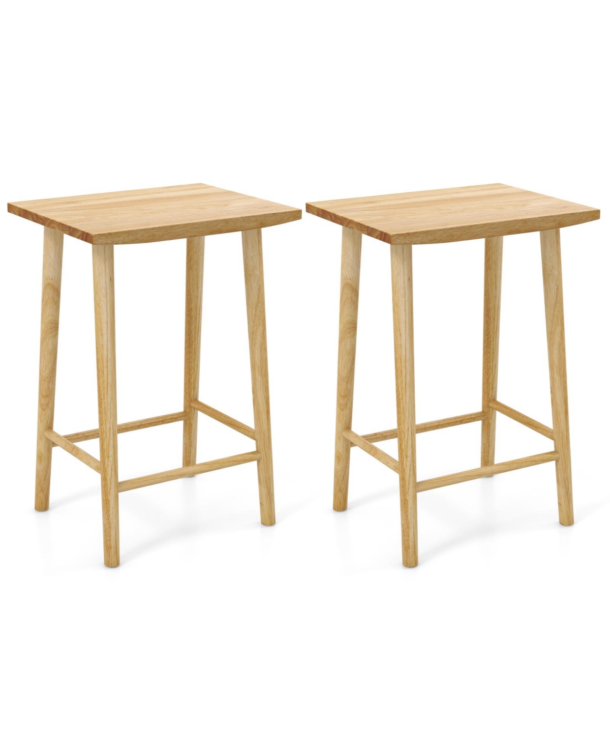 Click here for Slickblue 25.5 Inch Bar Stools Set of 2 with Footr... prices