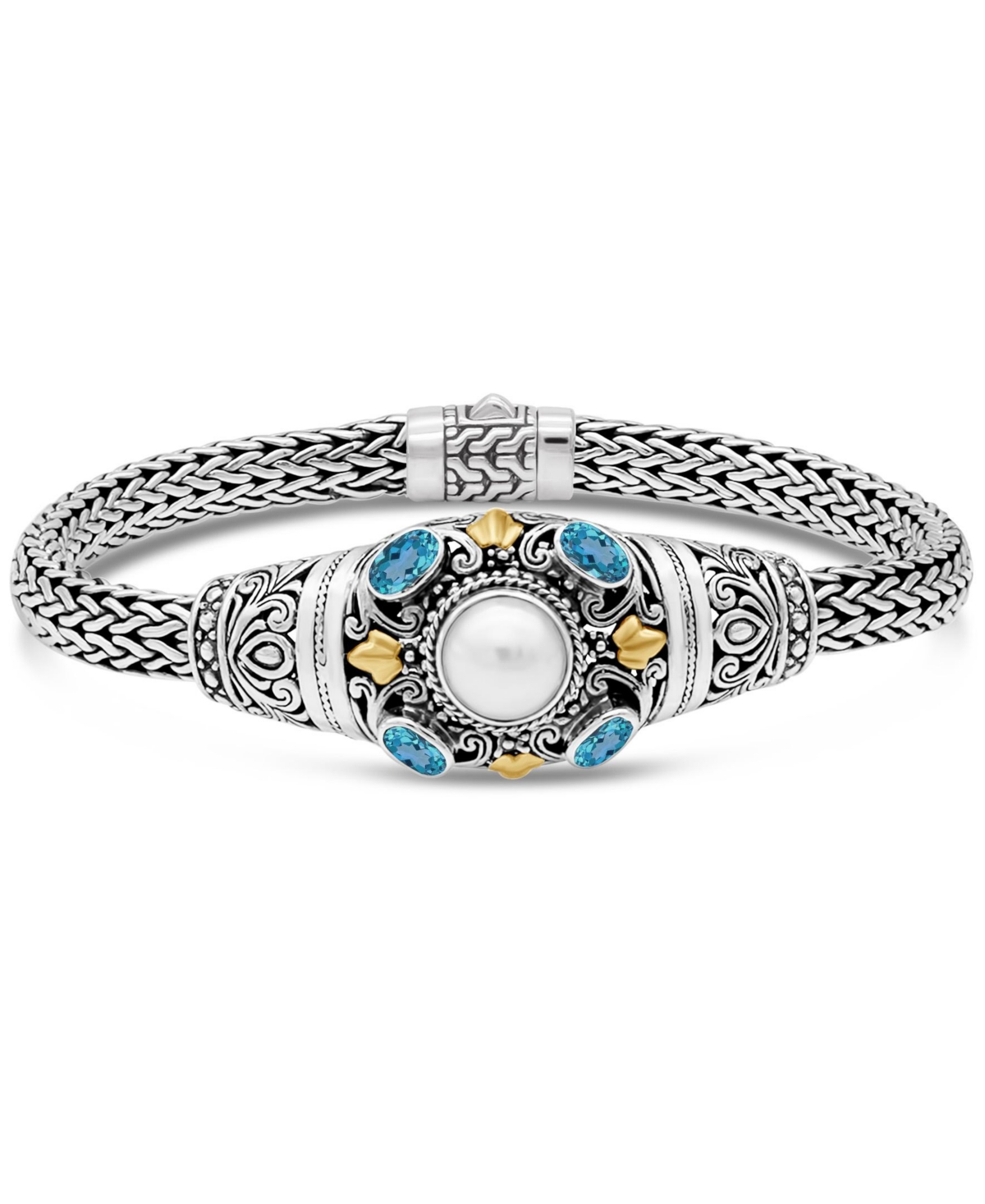 Click here for Devata Swiss Topaz  Freshwater Cultured Pearl and... prices