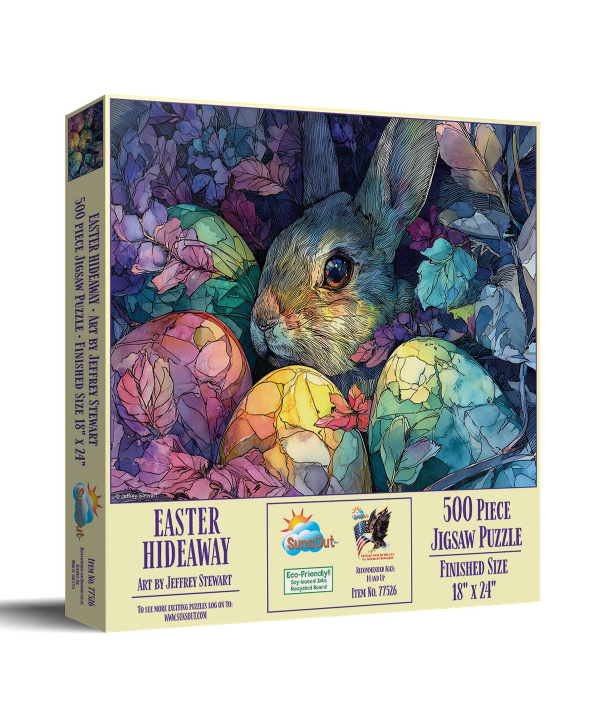 Click here for SunsOut Easter Hideaway 500 piece Jigsaw Puzzle fo... prices