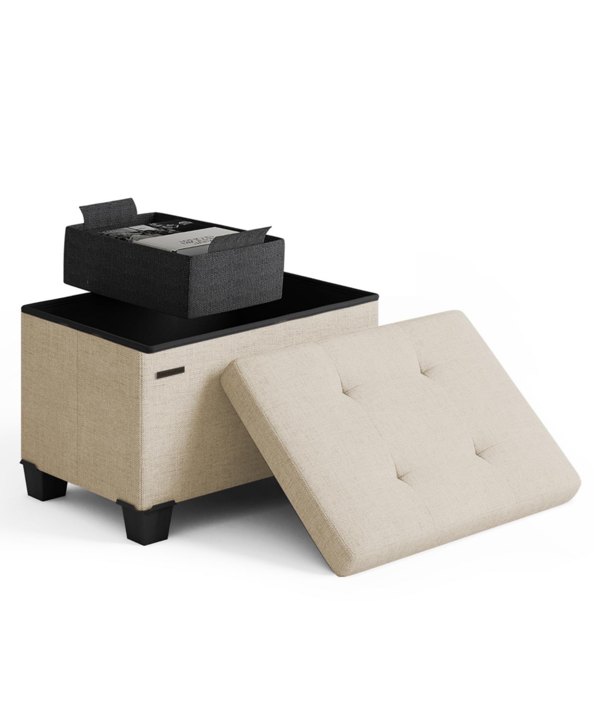 Click here for Nestl 16 Inch Ottoman Storage Bench with Storage B... prices