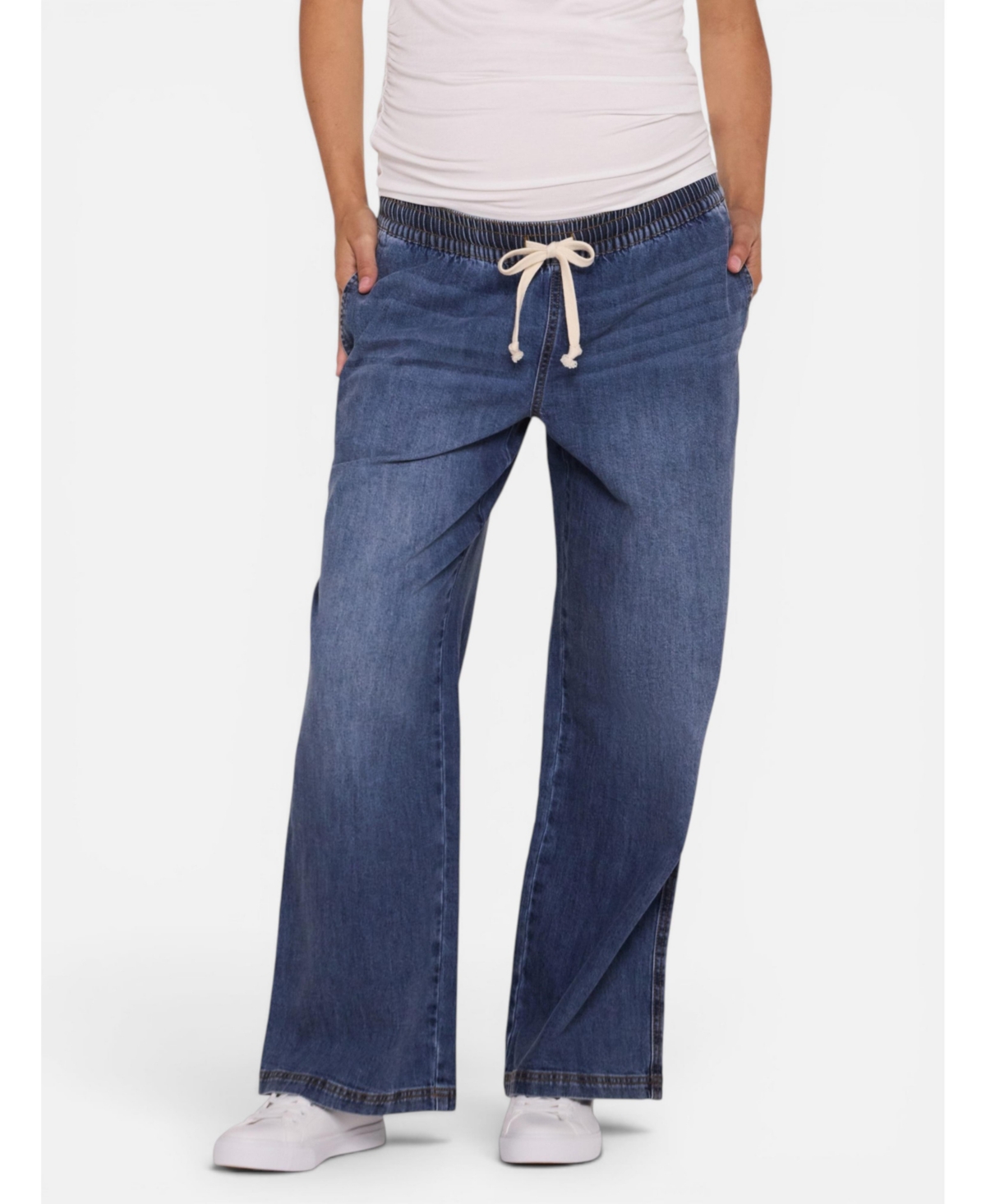 Click here for Motherhood Maternity Womens Under the Belly Tie Wa... prices