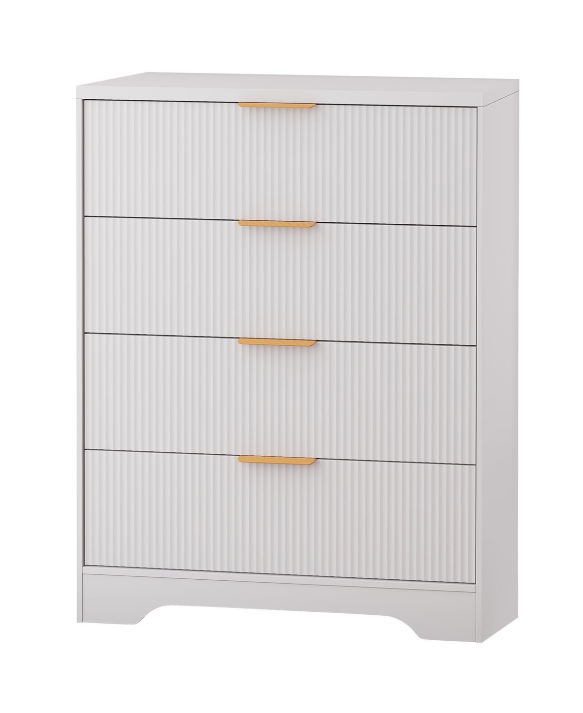 Click here for gaomon Fluted 4 Drawer Dresser for Bedroom  38.6 T... prices