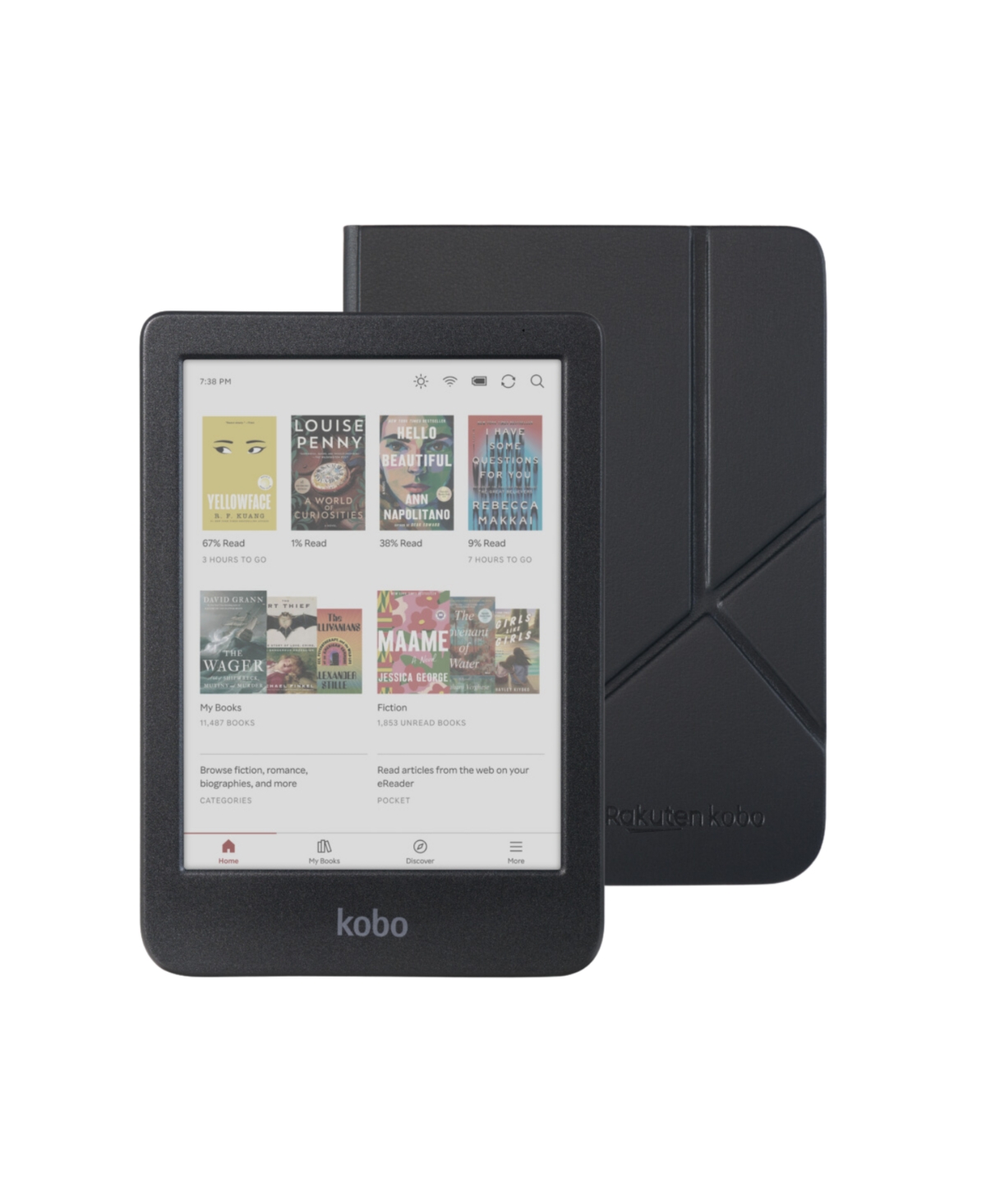 Click here for Kobo Clara Colour eReader with SleepCover Case Bun... prices