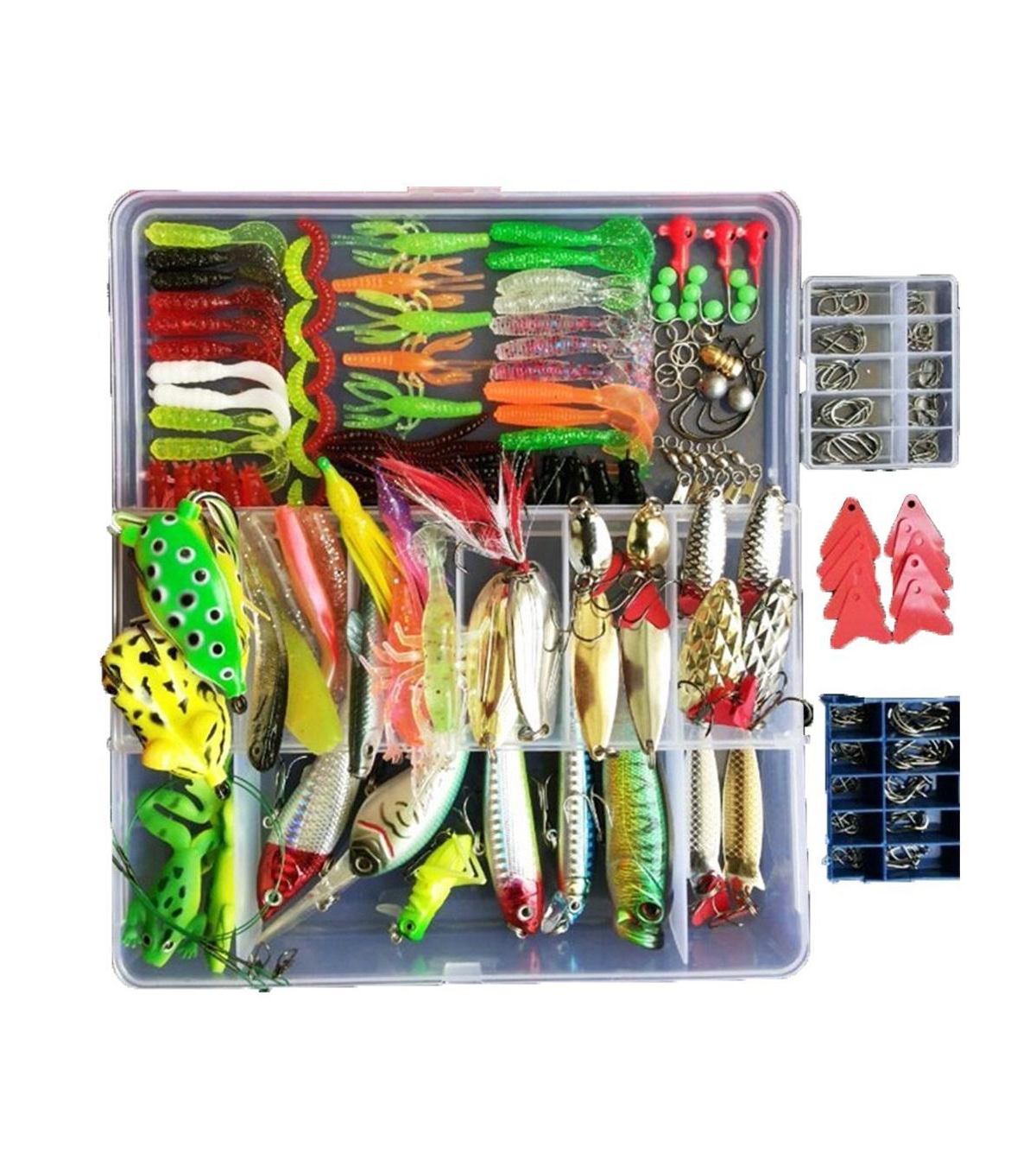 Click here for Gnuadz 275pcs Fishing Lure Kit Frogs Spoons Grassh... prices