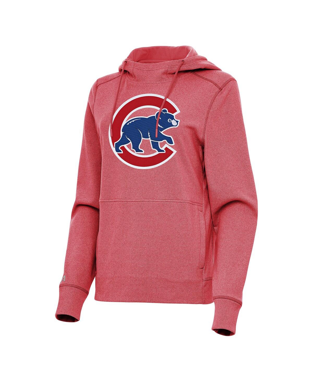 Click here for Antigua Womens Heather Red Chicago Cubs Justice Pu... prices