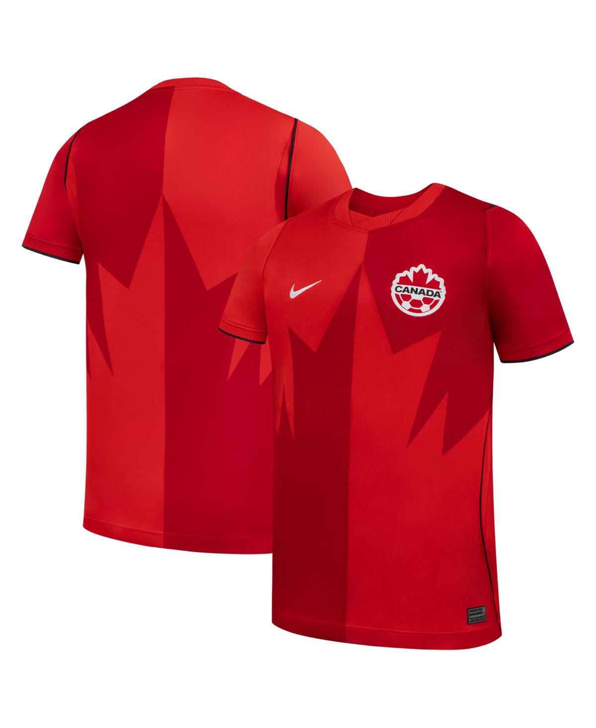 Click here for Nike Big Boys and Girls Red Canada Soccer 2026 Hom... prices