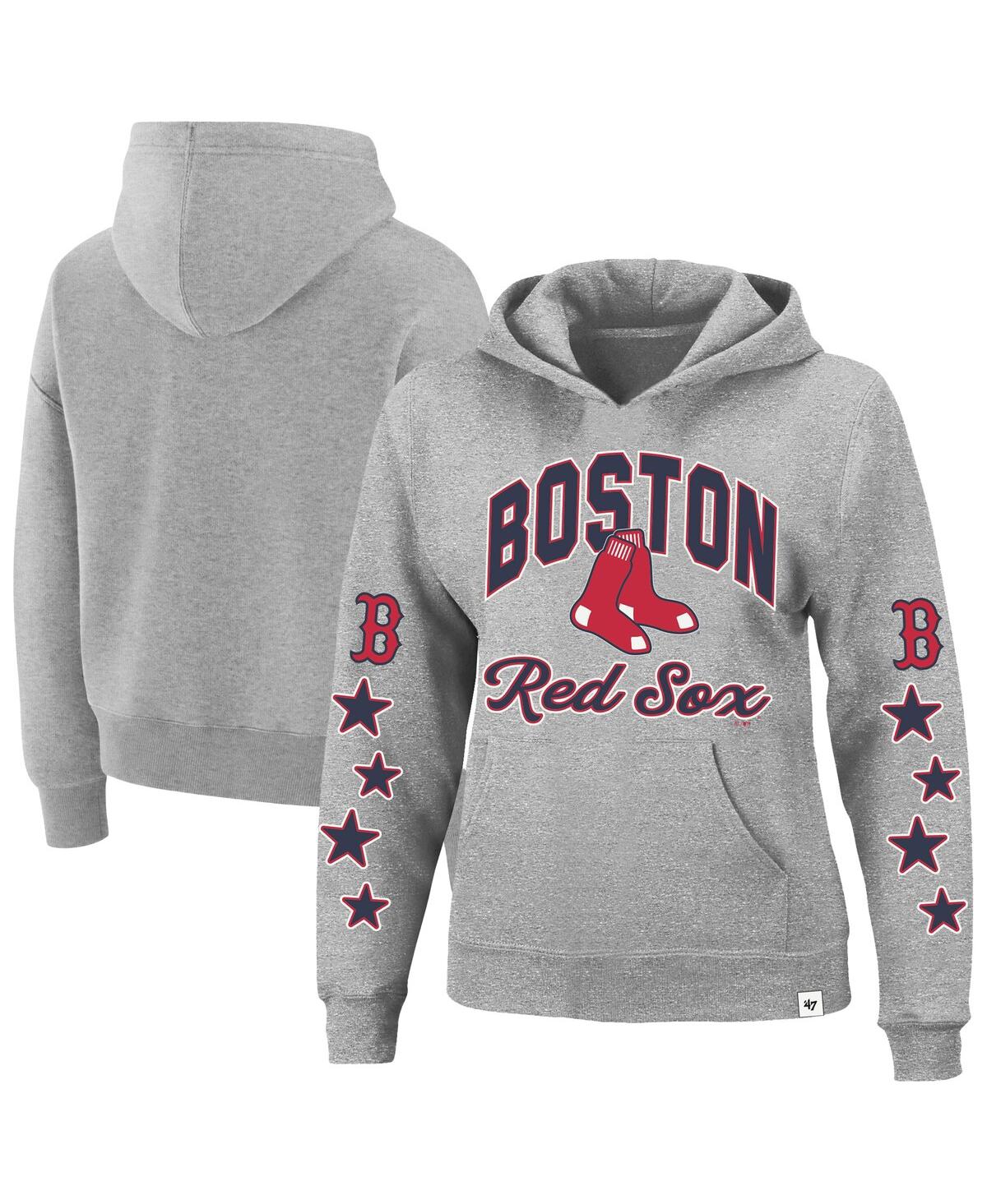 Click here for 47 Brand Womens Heather Gray Boston Red Sox Plus S... prices