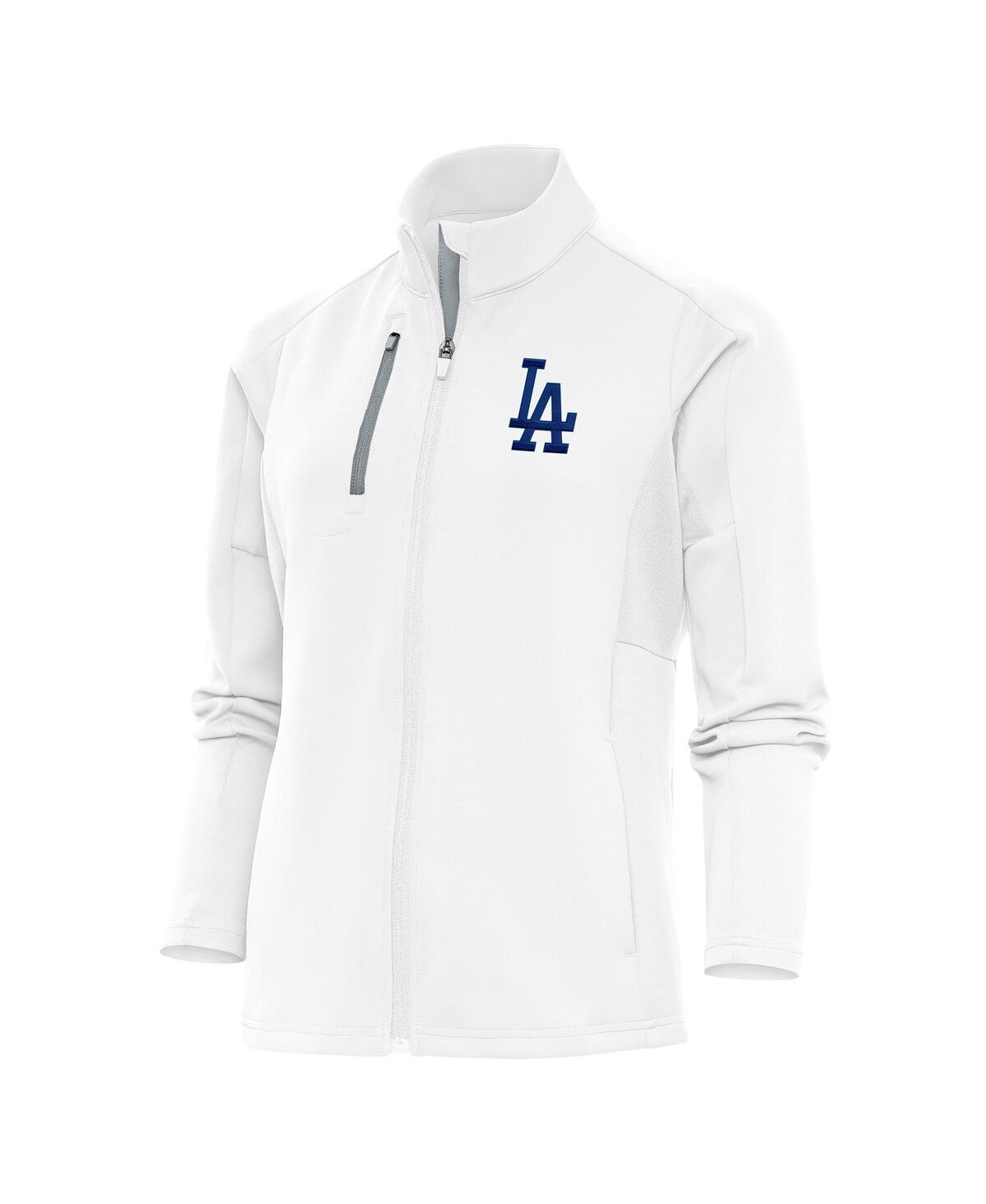 Click here for Antigua Womens White Los Angeles Dodgers Logo Gene... prices