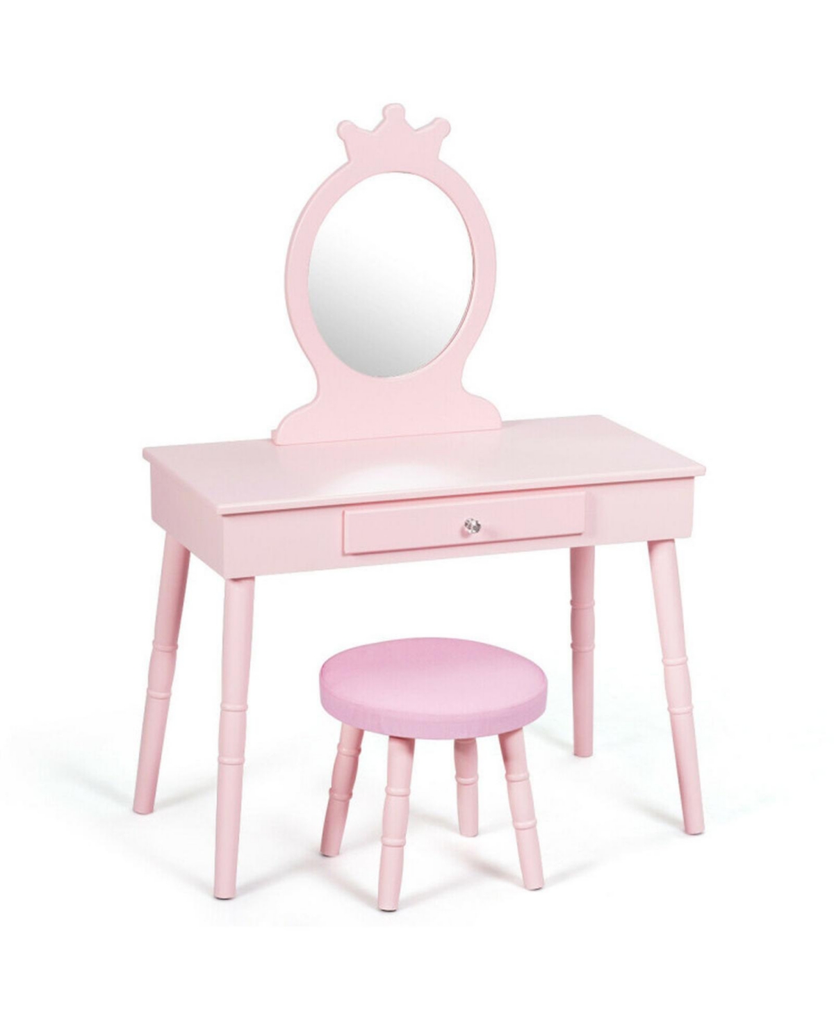 Click here for Gouun Kids Wood Vanity Dressing Table with Drawers... prices