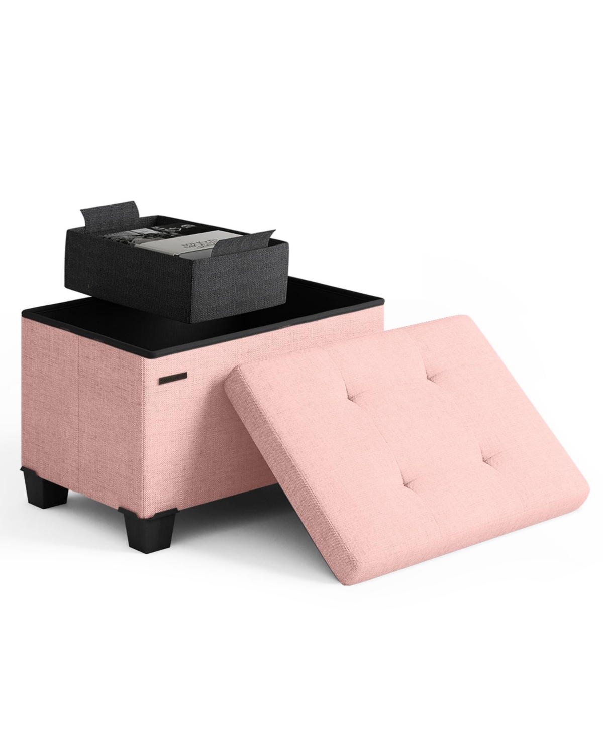 Click here for Nestl 16 Inch Ottoman Storage Bench with Storage B... prices