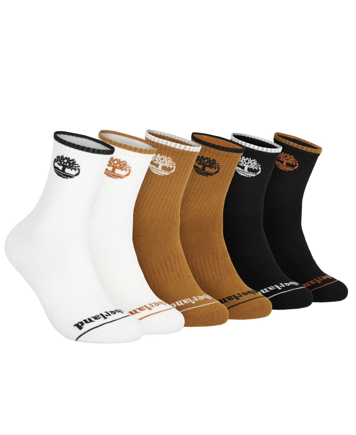 Click here for Timberland Mens 6-Pack Tipped High Quarter Logo So... prices