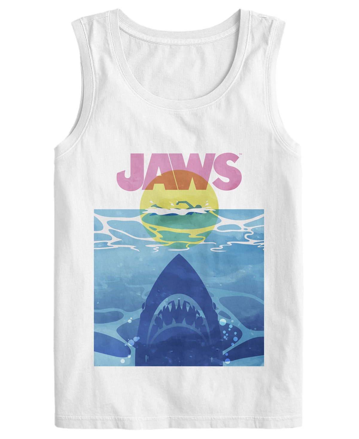 Click here for Hybrid Apparel Mens Jaws Summer Graphic Round Neck... prices